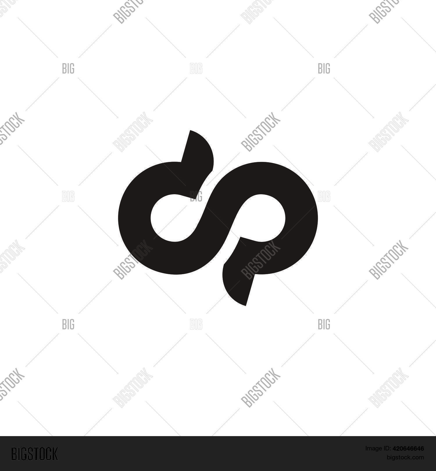 Simple Letter Cp Vector & Photo (Free Trial) | Bigstock
