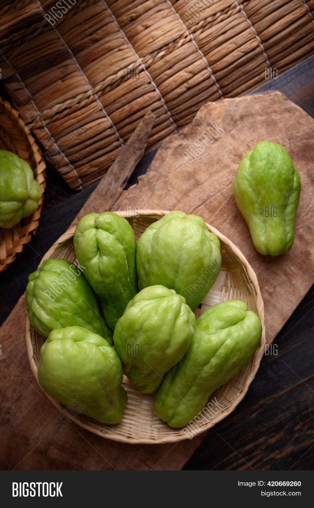 Chayote Squash Fruit ( Image & Photo (Free Trial) | Bigstock