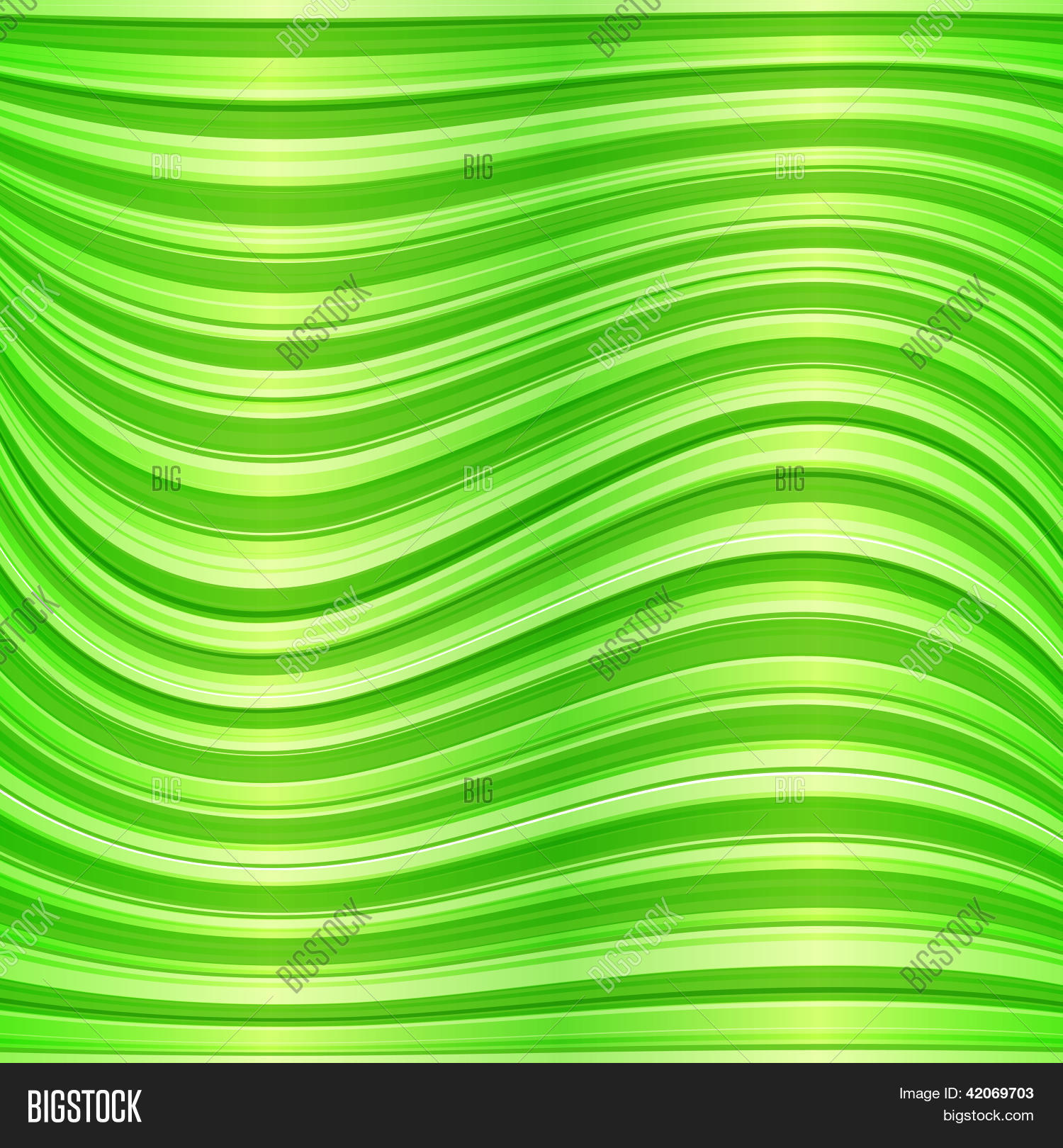 Green Vector Wavy Vector & Photo (Free Trial) | Bigstock