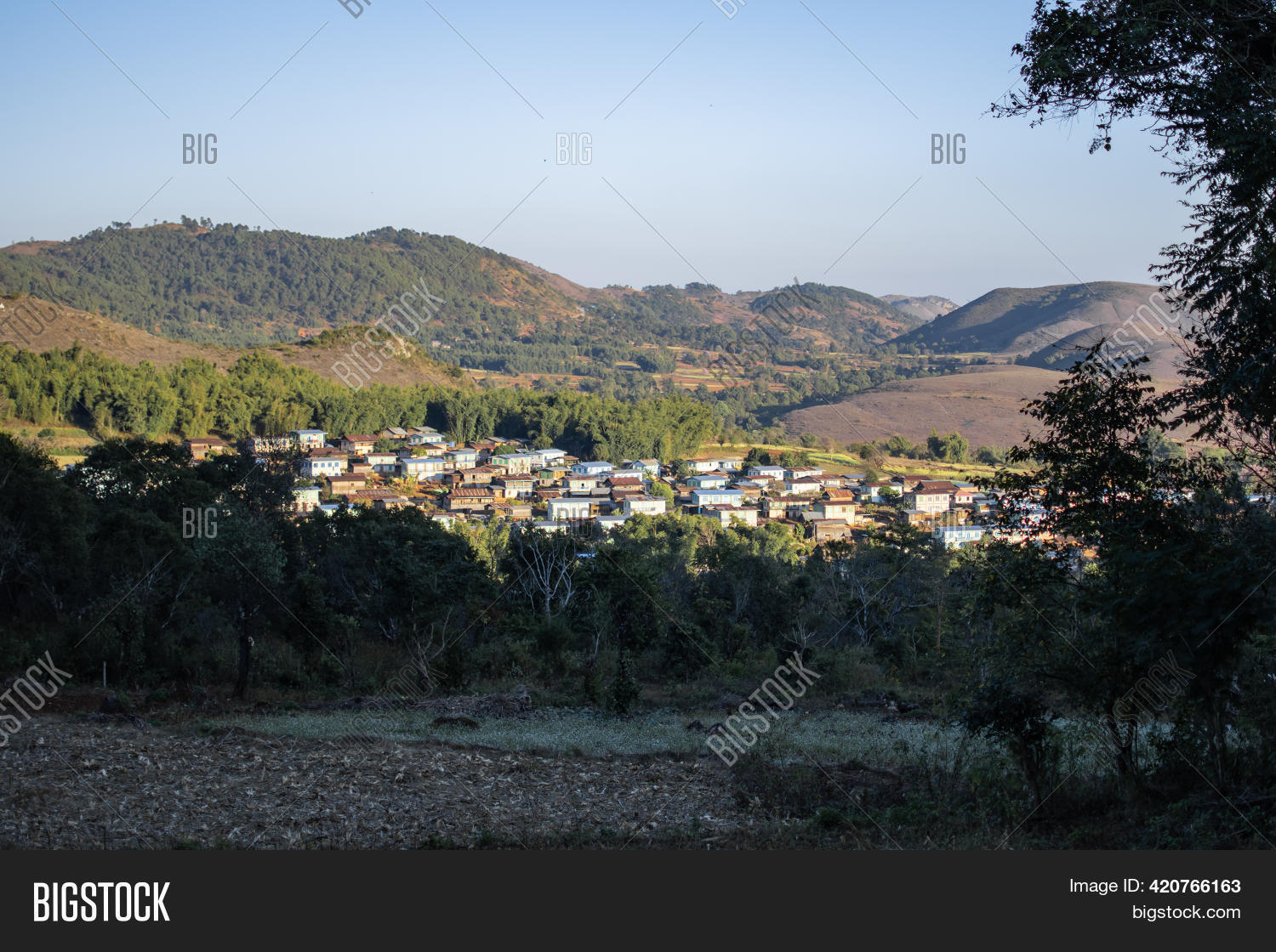 Small Farm Village Image & Photo (Free Trial) | Bigstock