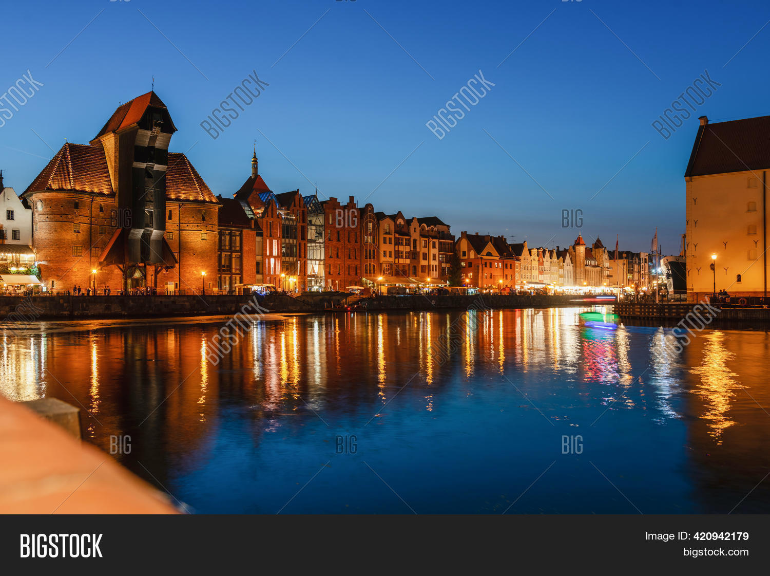 Gdansk Night City Image & Photo (Free Trial) | Bigstock