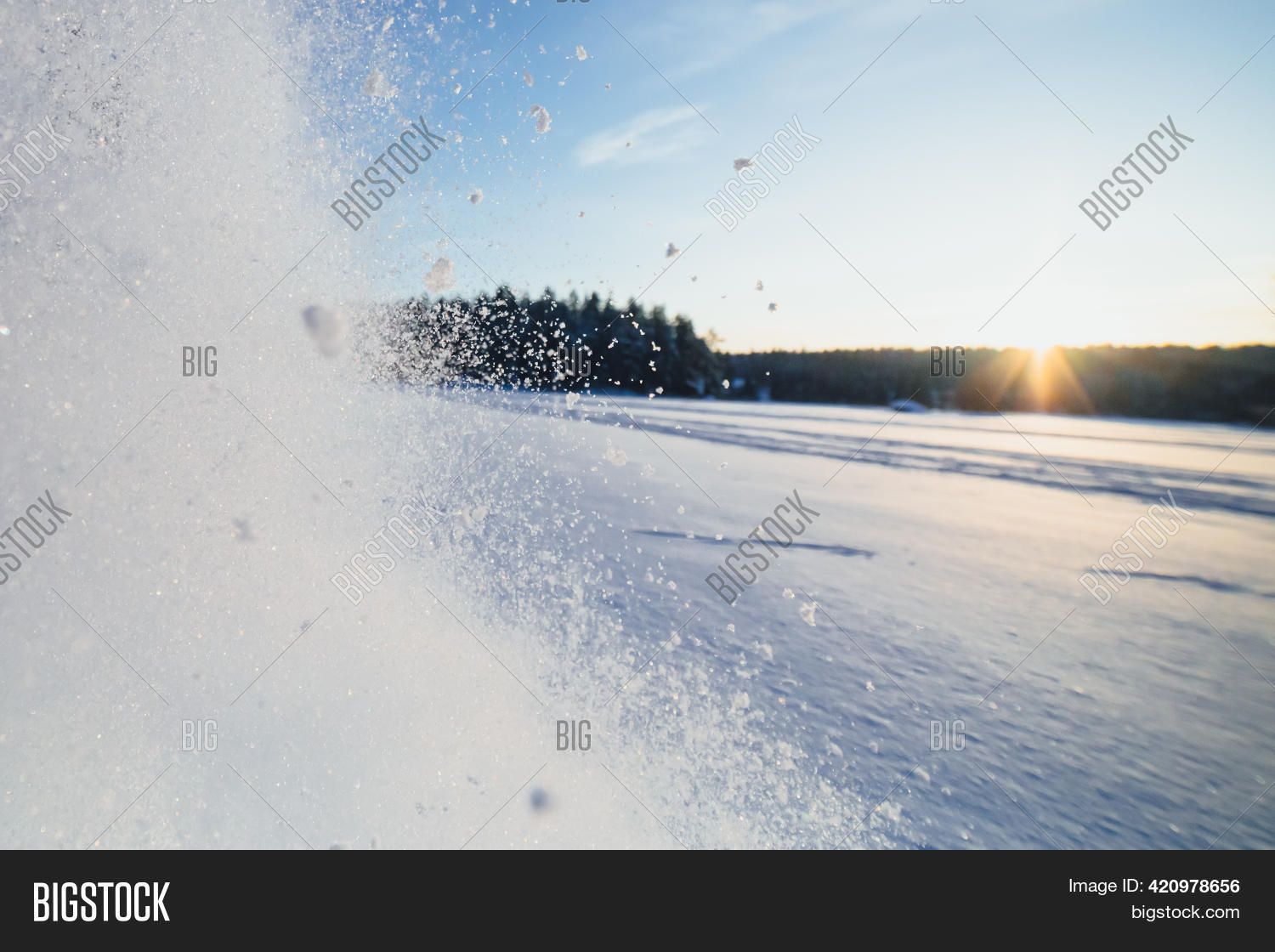 Snow Splash Air, Blue Image & Photo (Free Trial) | Bigstock
