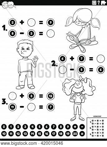 Black White Cartoon Vector & Photo (Free Trial) | Bigstock