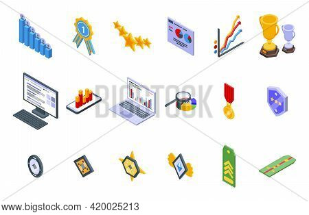 Ranking Icons Set. Vector & Photo (Free Trial) | Bigstock
