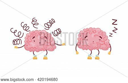 Cartoon Brain Vector & Photo (Free Trial) | Bigstock