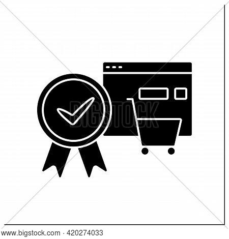 Approve Order Glyph Vector & Photo (Free Trial) | Bigstock