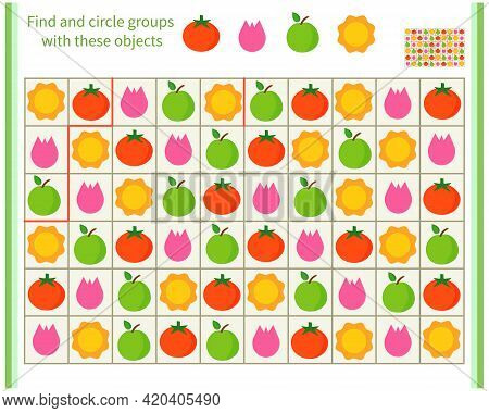 Logic Game Children. Vector & Photo (Free Trial) | Bigstock