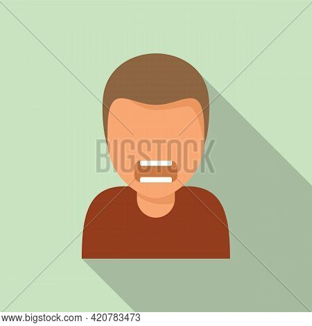 Angry Man Icon. Flat Vector & Photo (Free Trial) | Bigstock