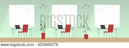 Vector y foto Empty Open Plan (prueba gratis) | Bigstock