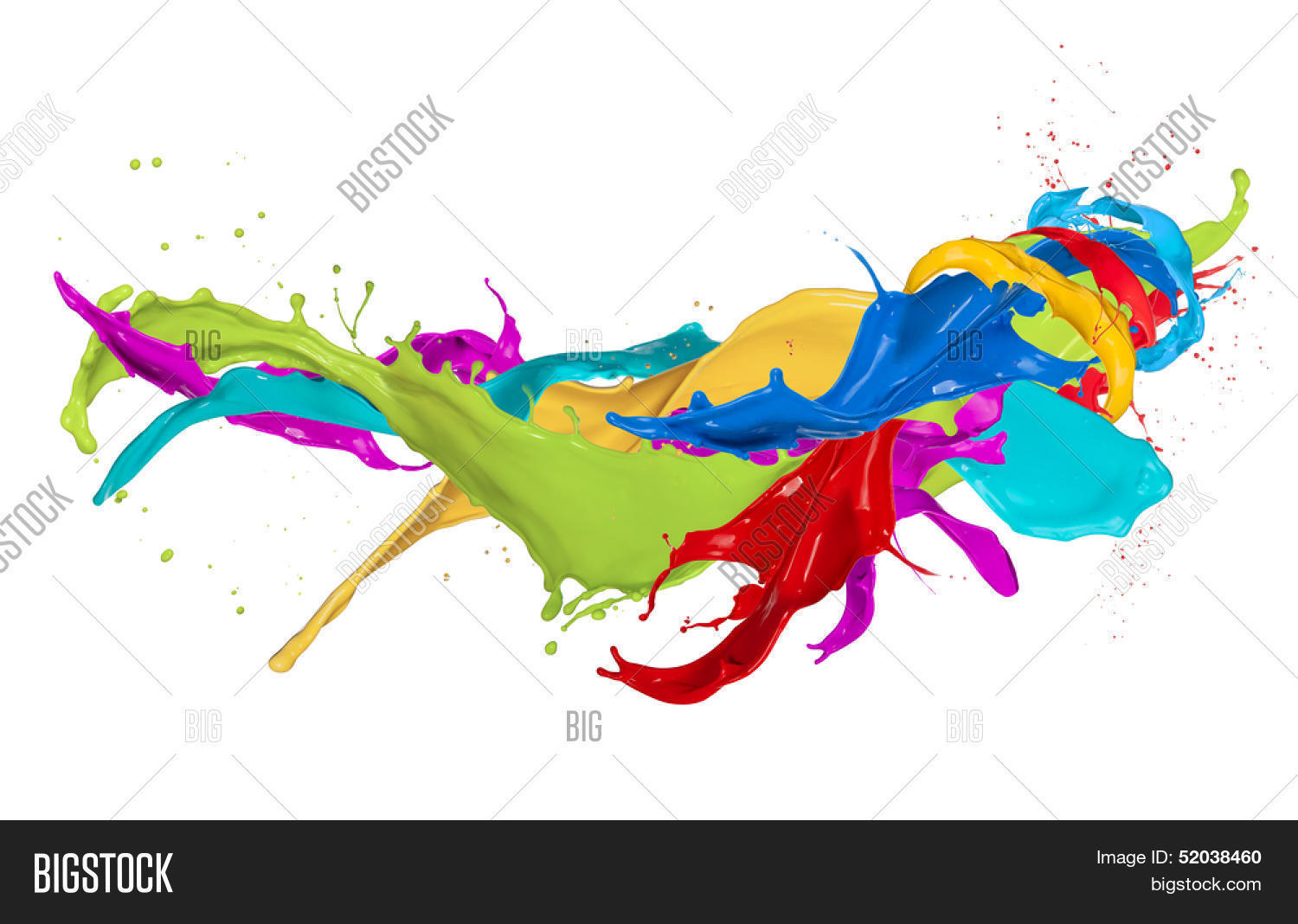 Colored Splashes Image & Photo (Free Trial) | Bigstock