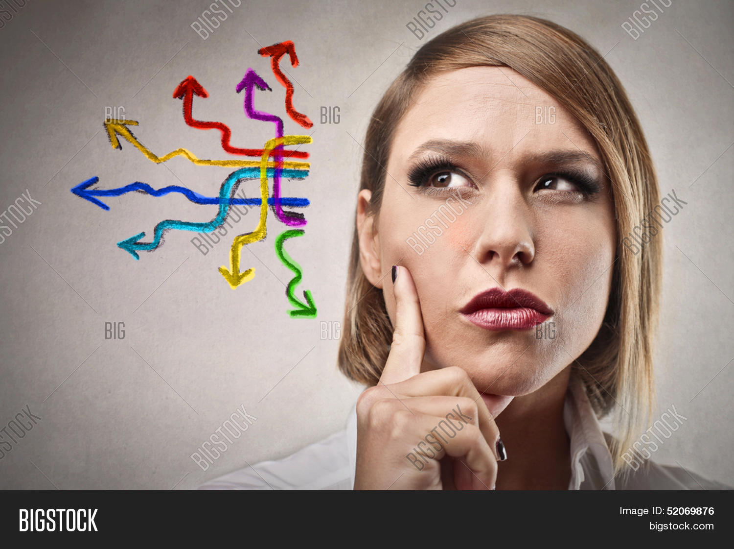 Blonde Woman Focused Image & Photo (Free Trial) | Bigstock