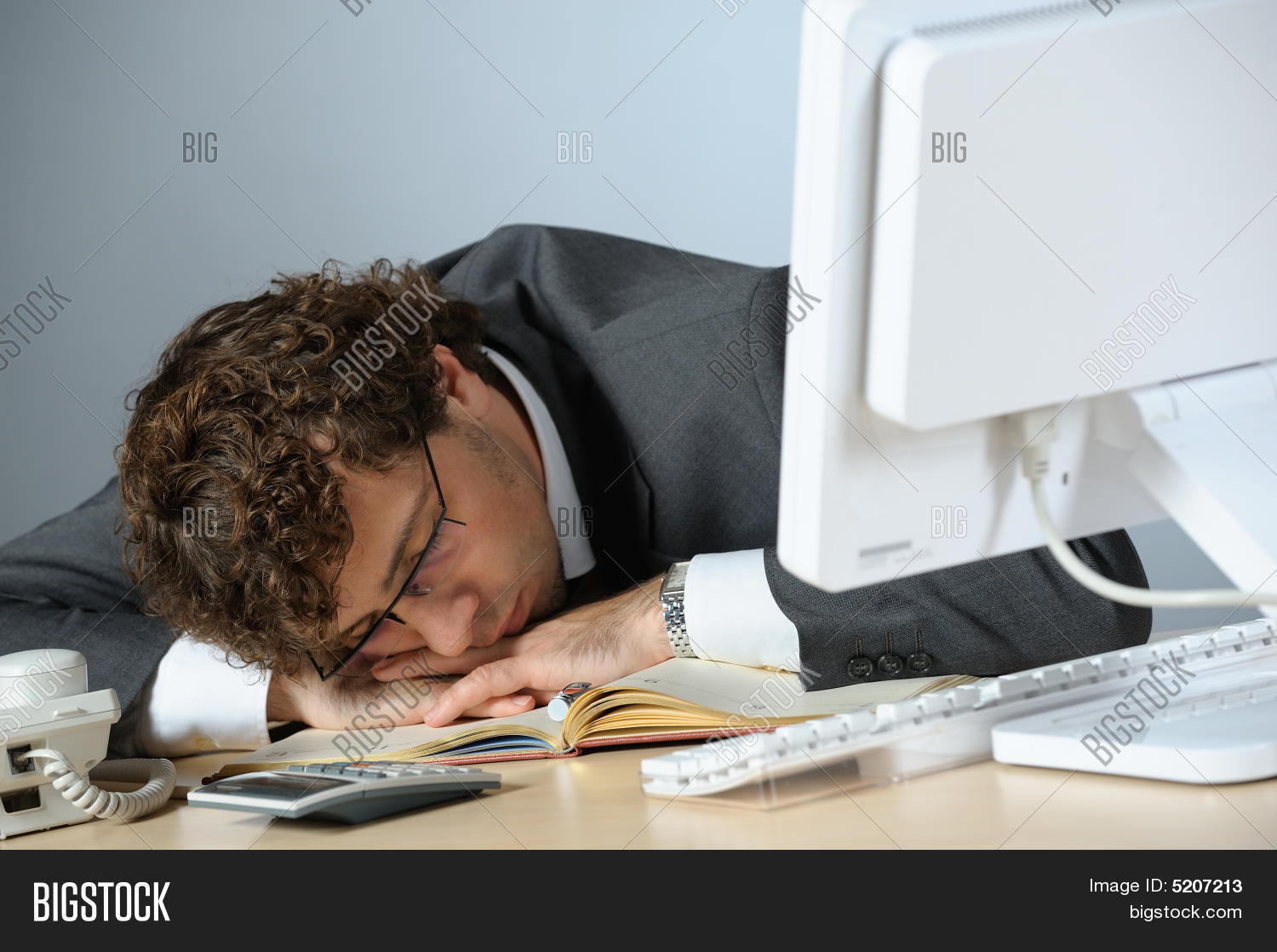 Lazy Businessman Image & Photo (Free Trial) | Bigstock