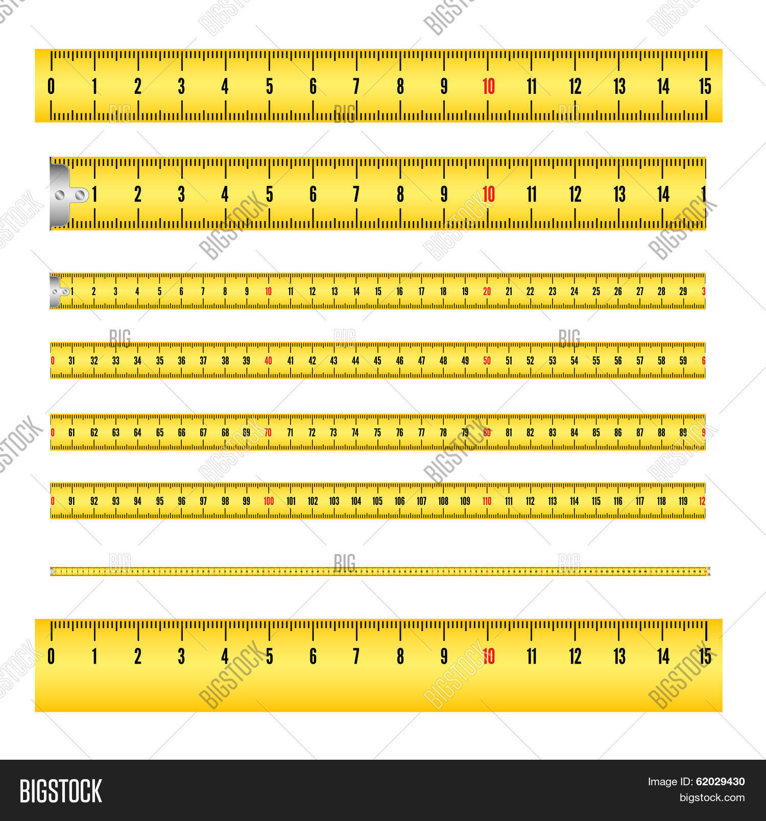Measuring Tape Tool Vector & Photo (Free Trial) | Bigstock