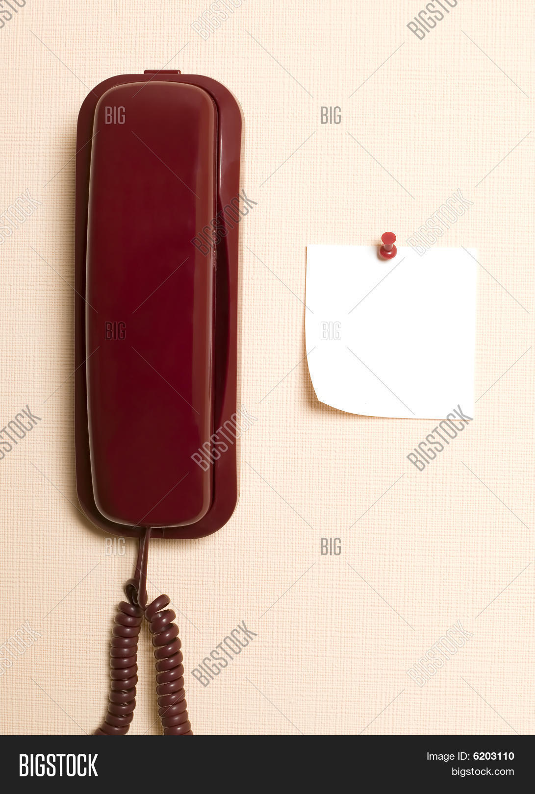 Red Telephone Paper Image & Photo (Free Trial) | Bigstock