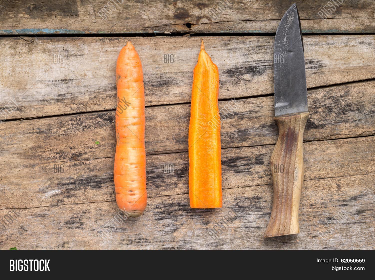 Carrot Whole Cut Half Image & Photo (Free Trial) | Bigstock
