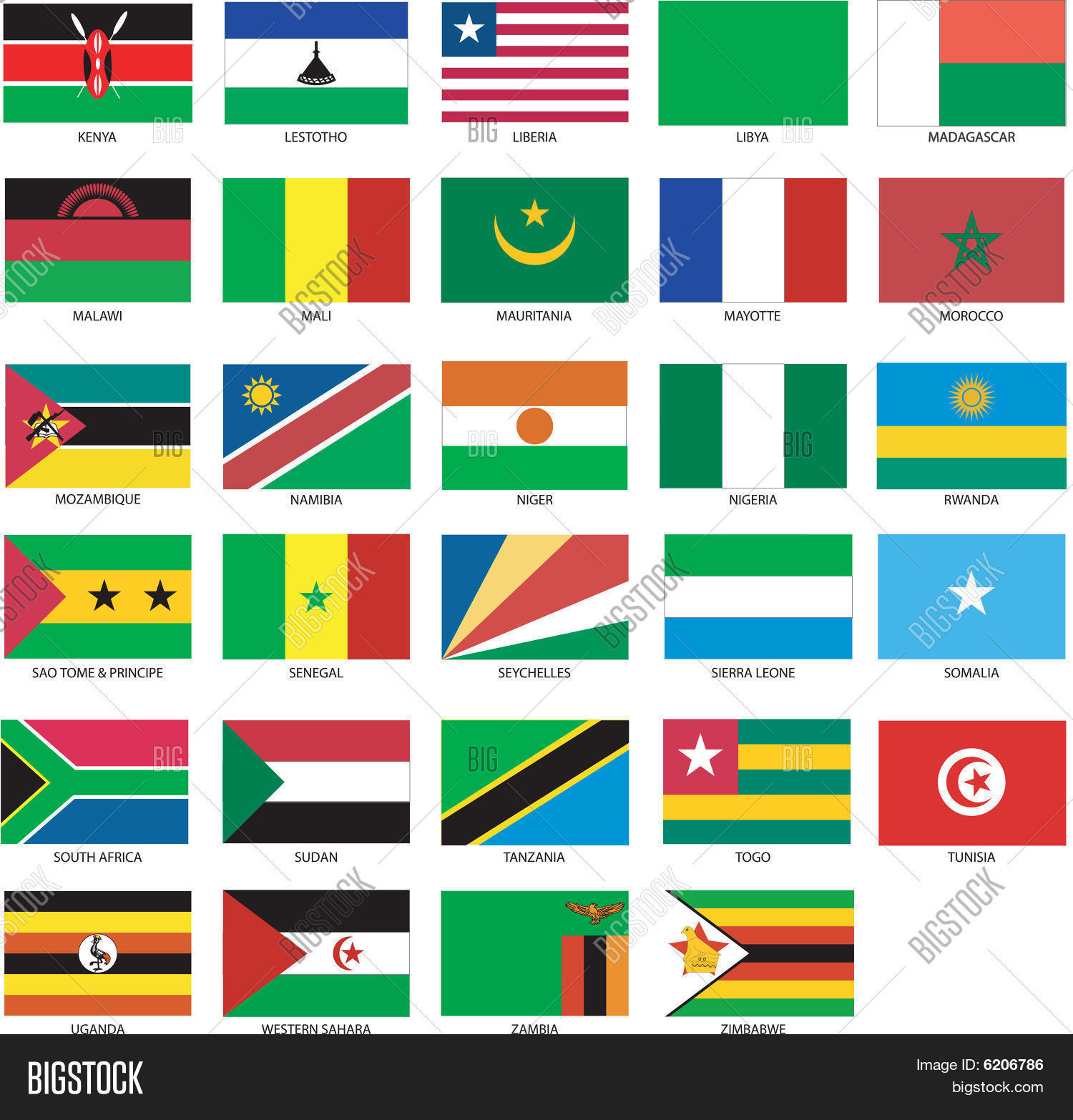 29 African Flags 2 Vector & Photo (Free Trial) | Bigstock