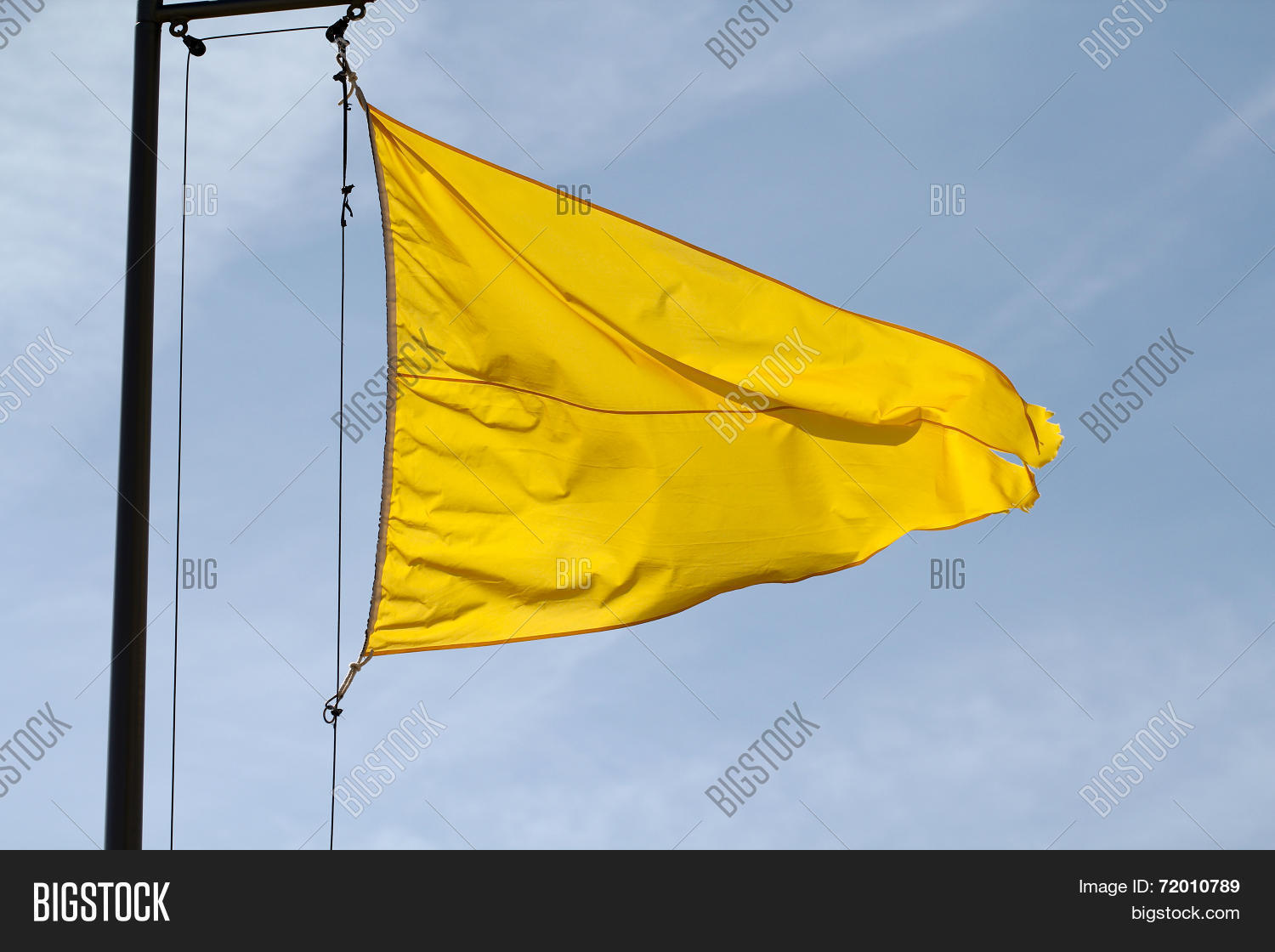 Yellow Flag - Image & Photo (Free Trial) | Bigstock