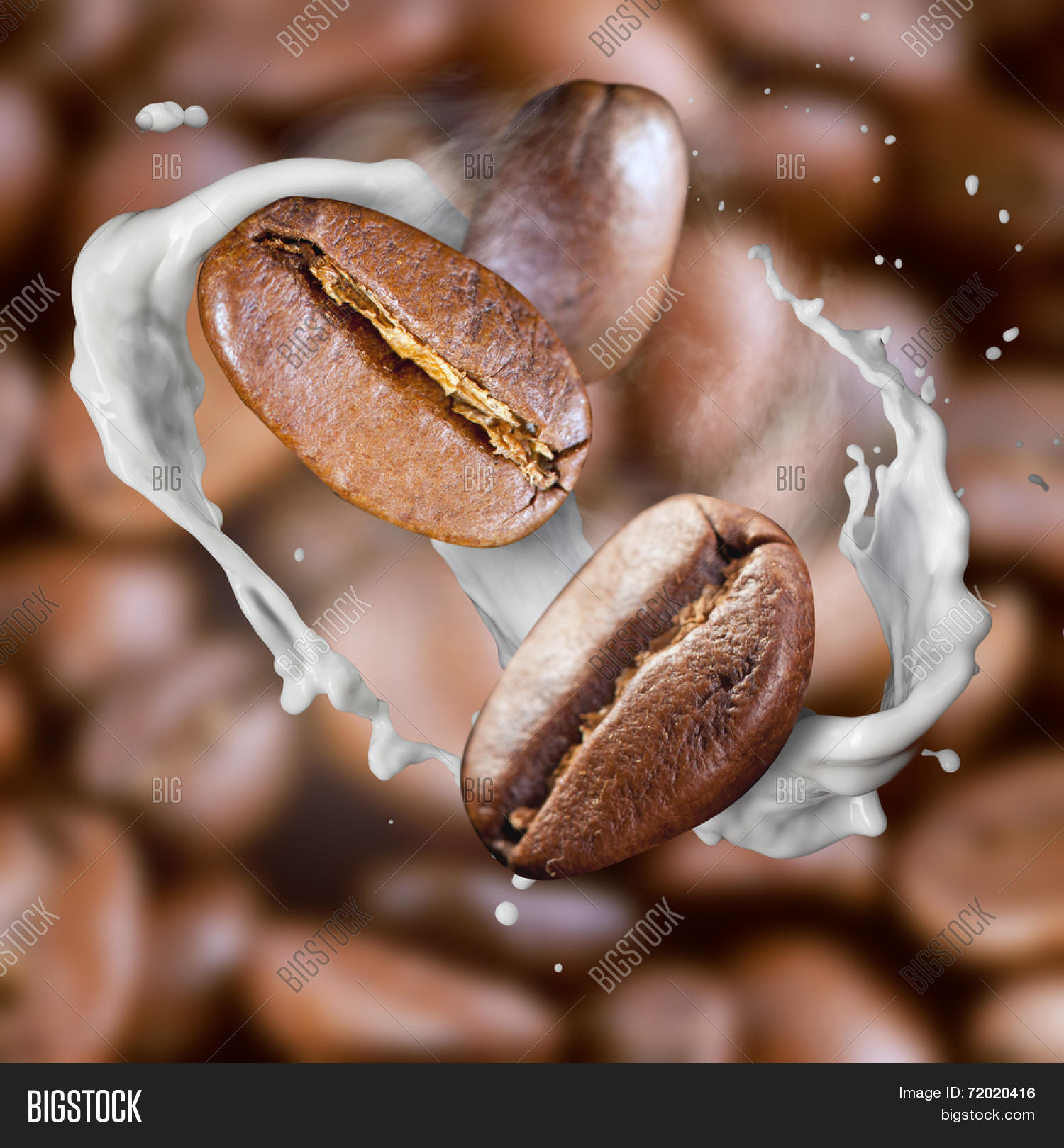 Falling Roasted Coffee Image & Photo (Free Trial) | Bigstock