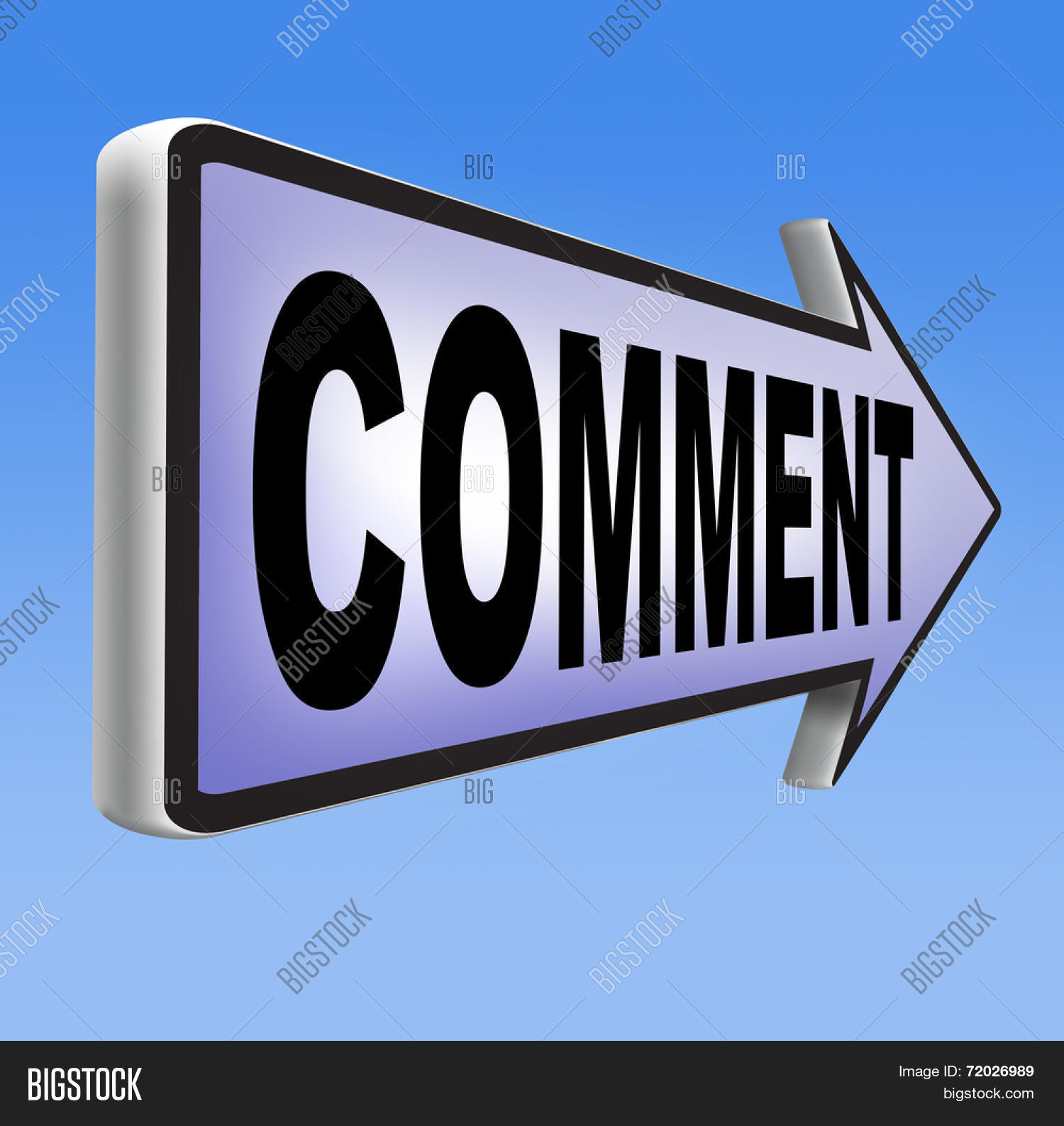 Comment Feedback Write Image & Photo (Free Trial) | Bigstock