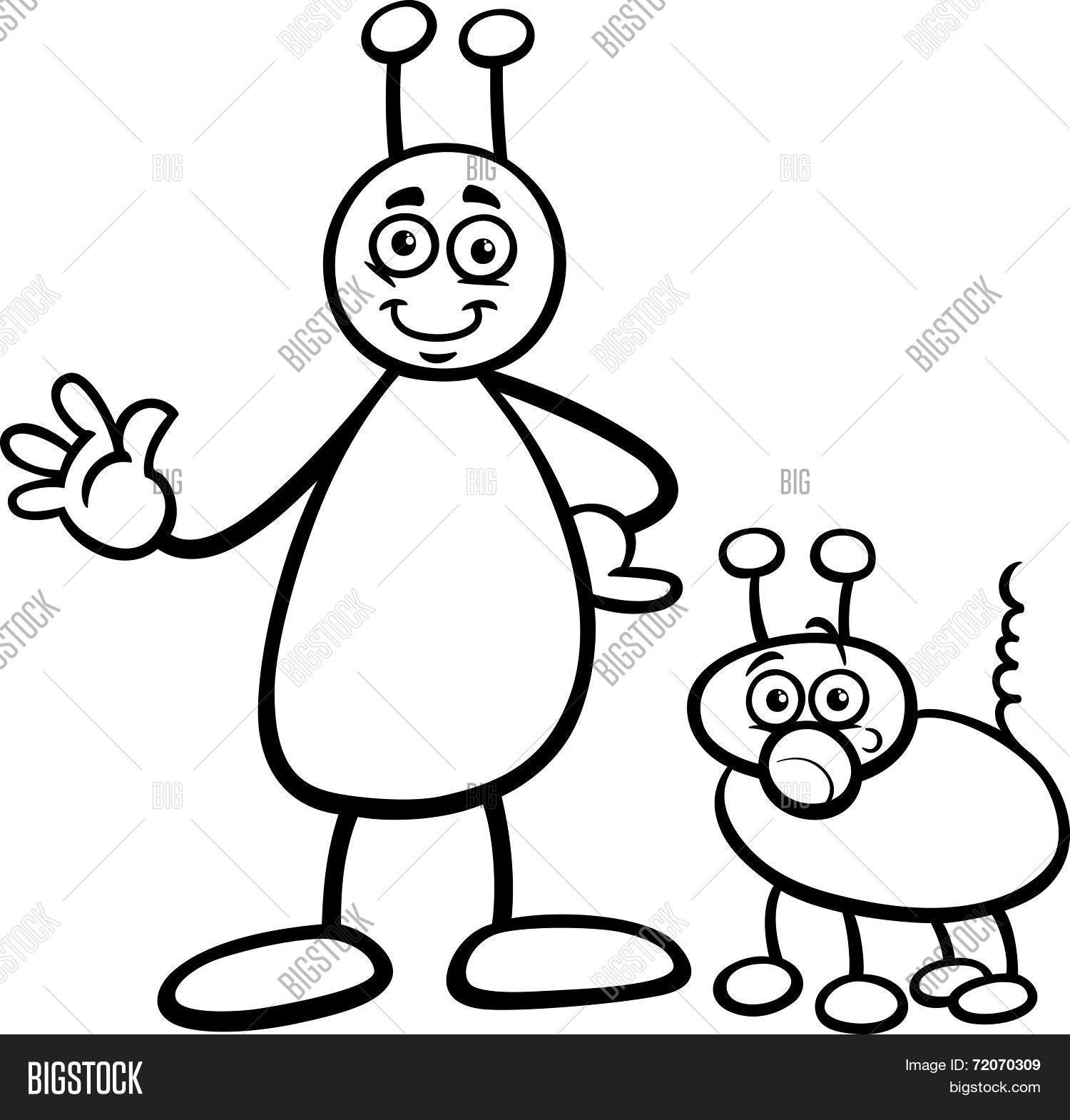 Alien Dog Cartoon Vector & Photo (Free Trial) | Bigstock