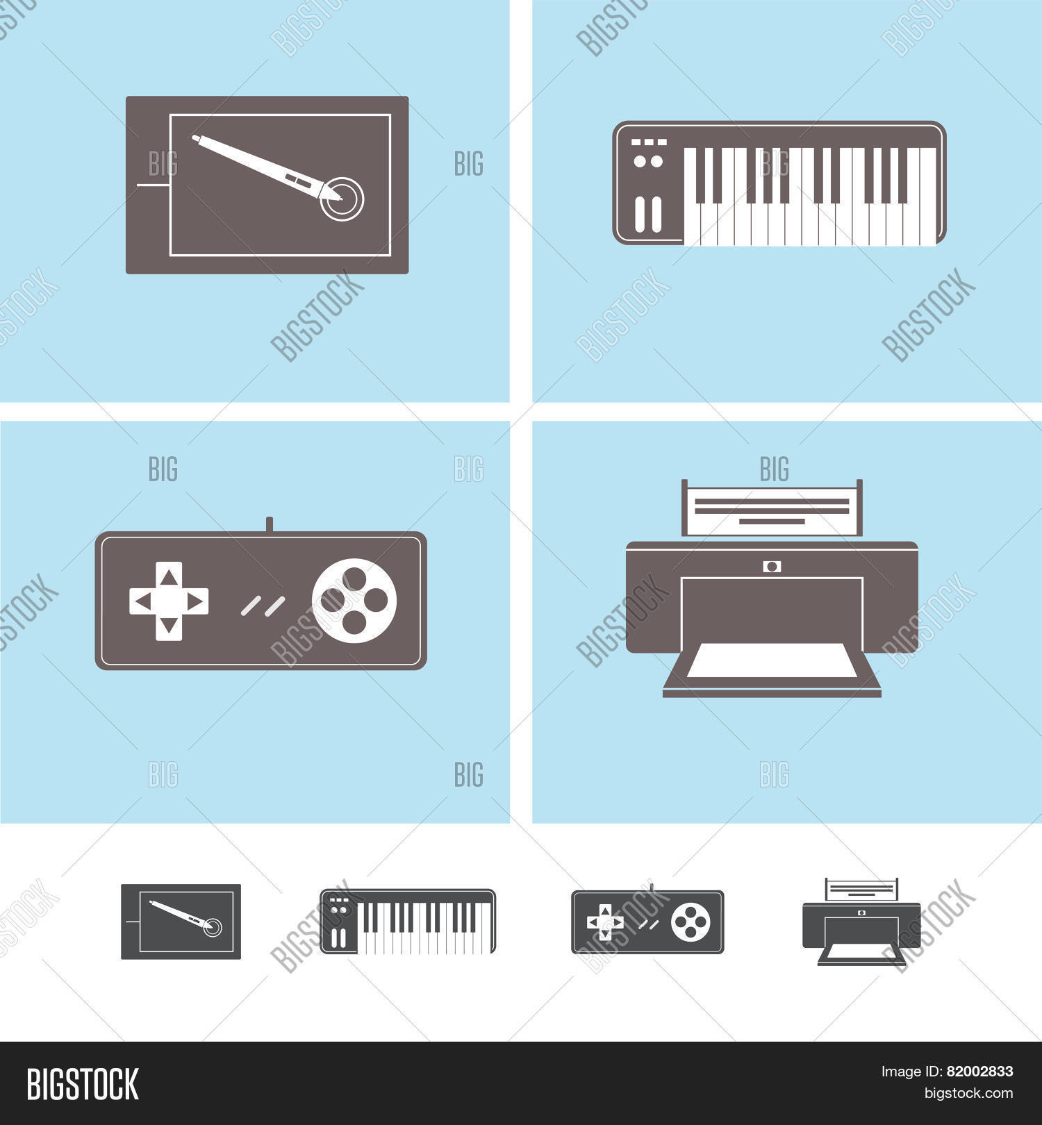 Computer Peripheral Vector & Photo (Free Trial) | Bigstock