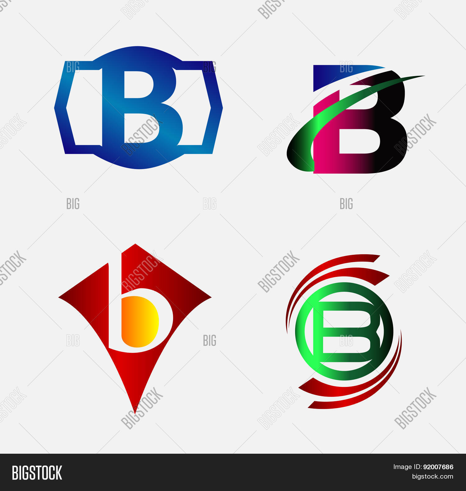 Letter B Alphabet Vector & Photo (Free Trial) | Bigstock
