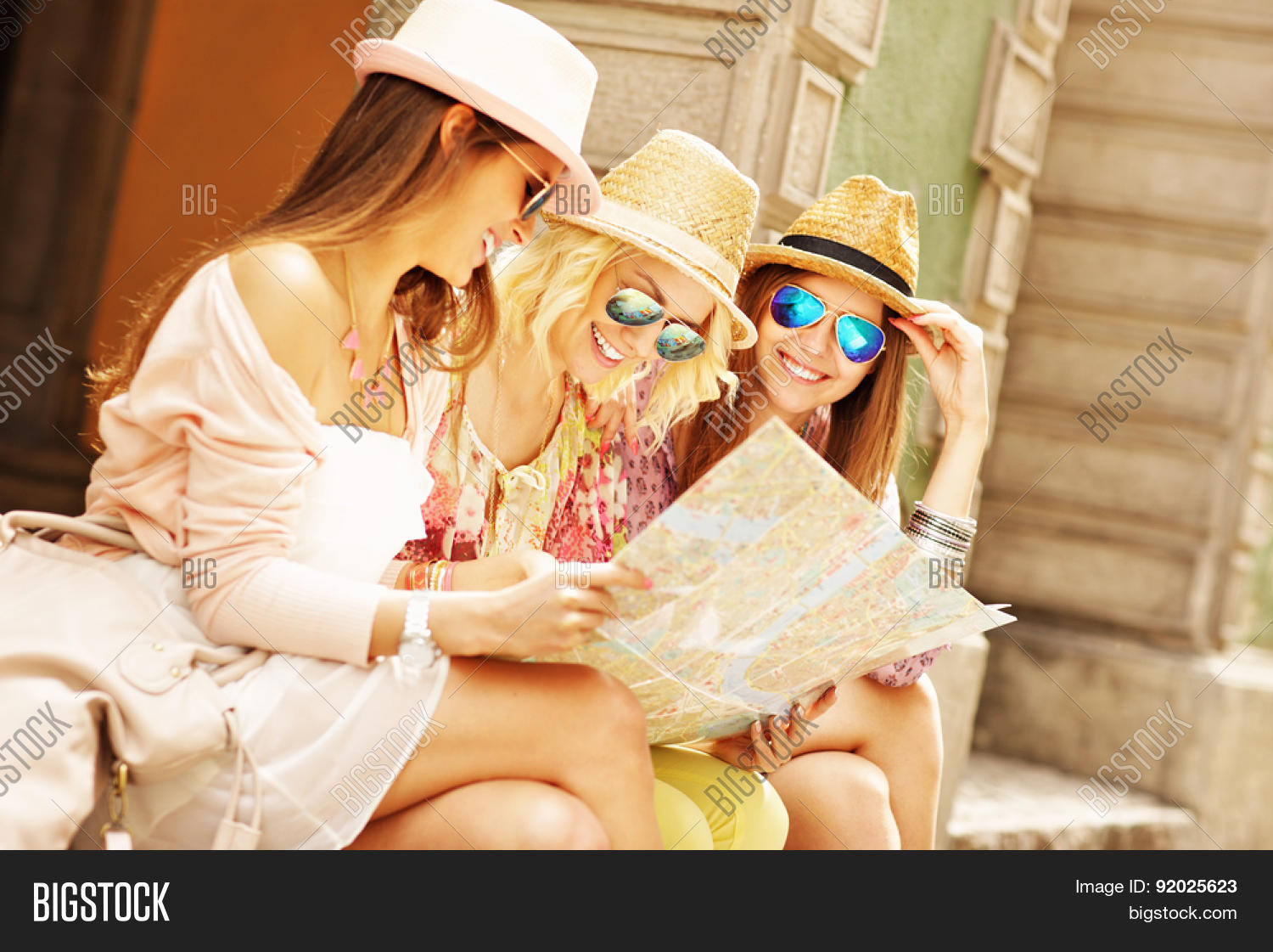 Picture Group Tourists Image & Photo (Free Trial) | Bigstock