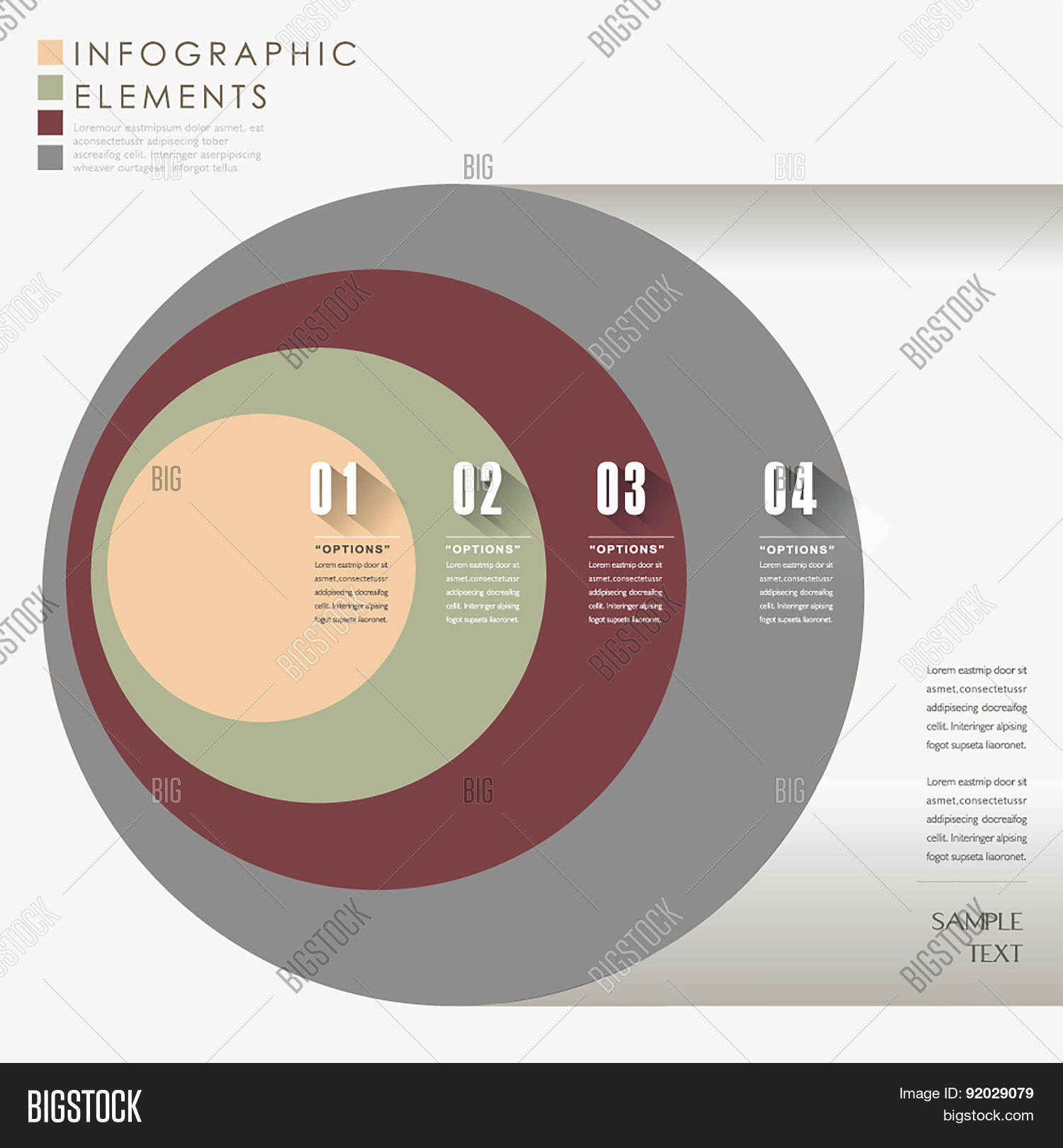 Simple Infographic Vector & Photo (Free Trial) | Bigstock