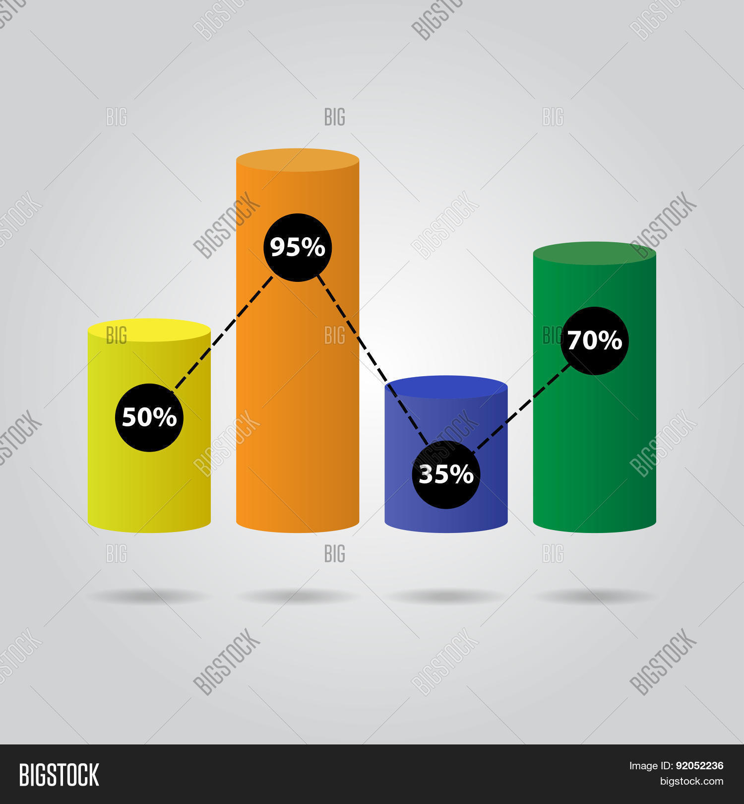 Color Pie Chart - Vector & Photo (Free Trial) | Bigstock