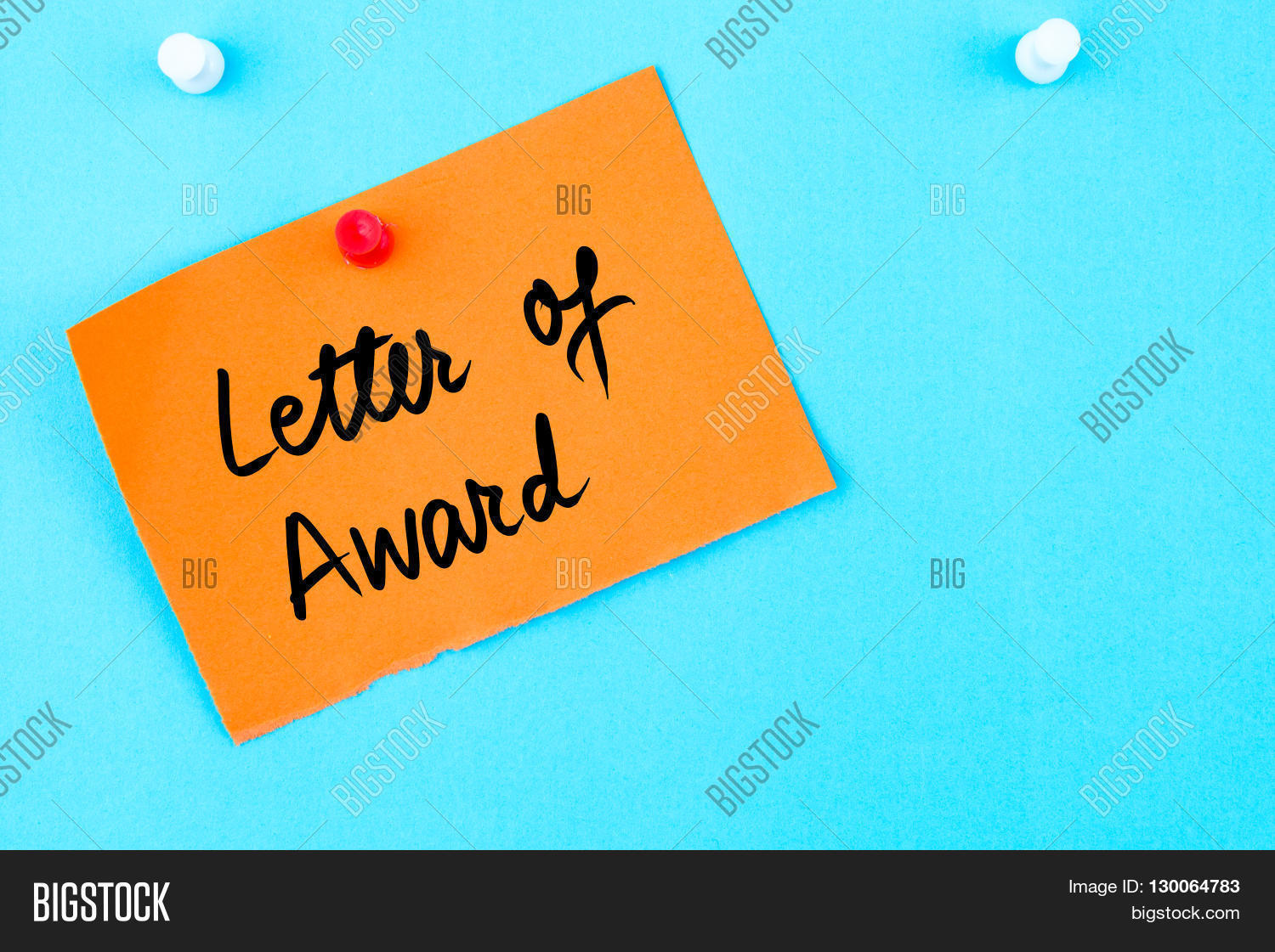 Letter Award Written Image & Photo (Free Trial) | Bigstock