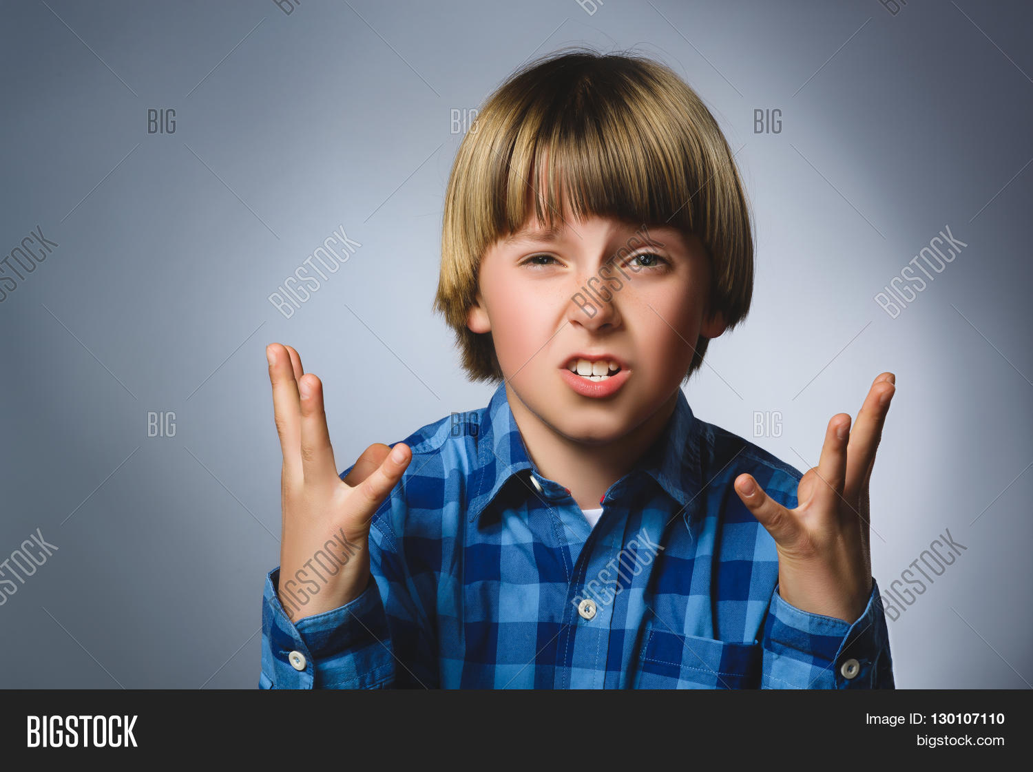 Portrait Angry Boy Image & Photo (Free Trial) | Bigstock