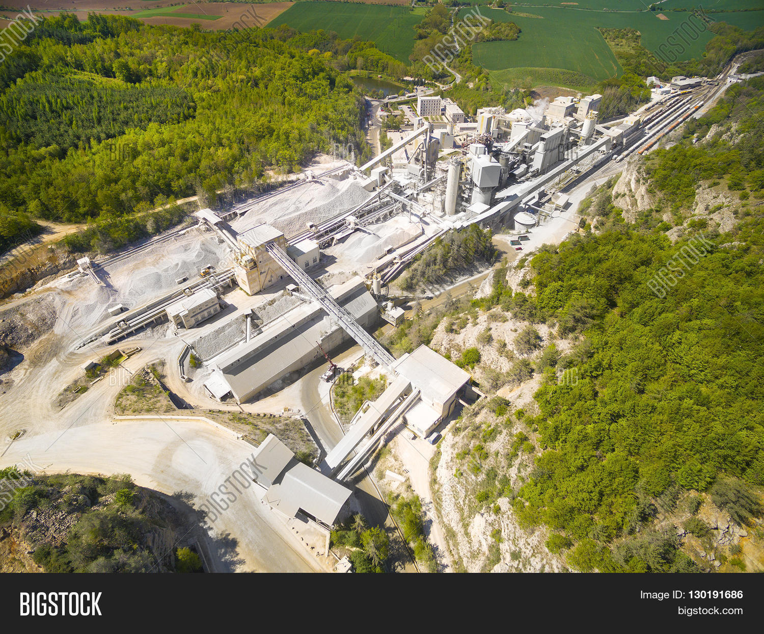 Aerial View Old Lime Image & Photo (Free Trial) | Bigstock