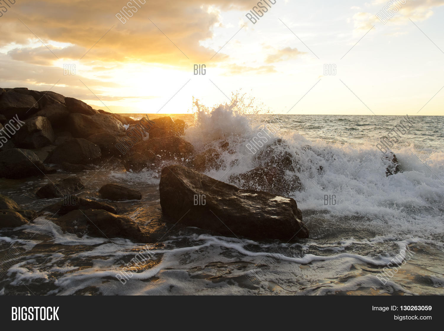 Waves Crashing Ocean Image & Photo (Free Trial) | Bigstock