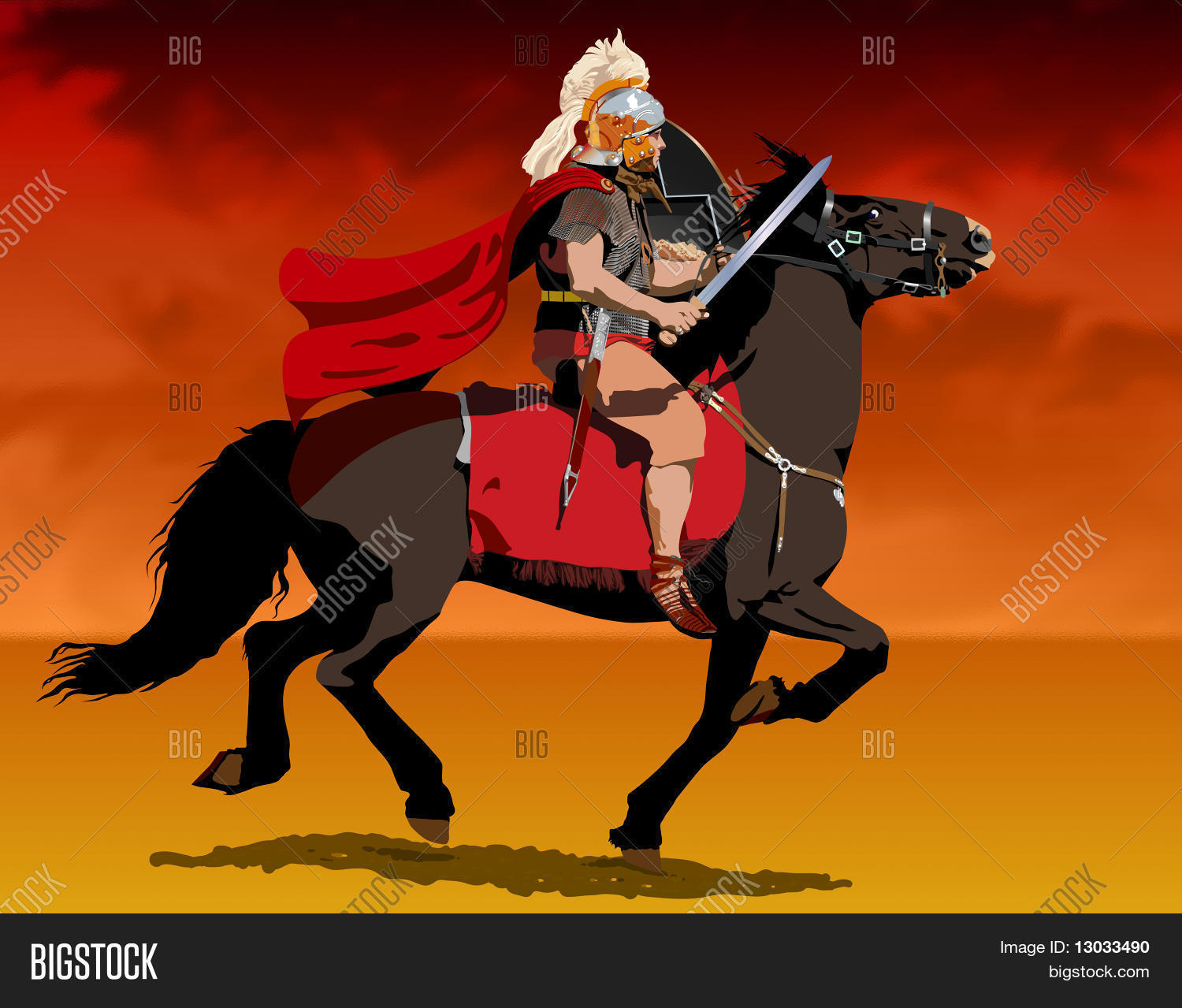Roman Soldier On Image & Photo (Free Trial) | Bigstock