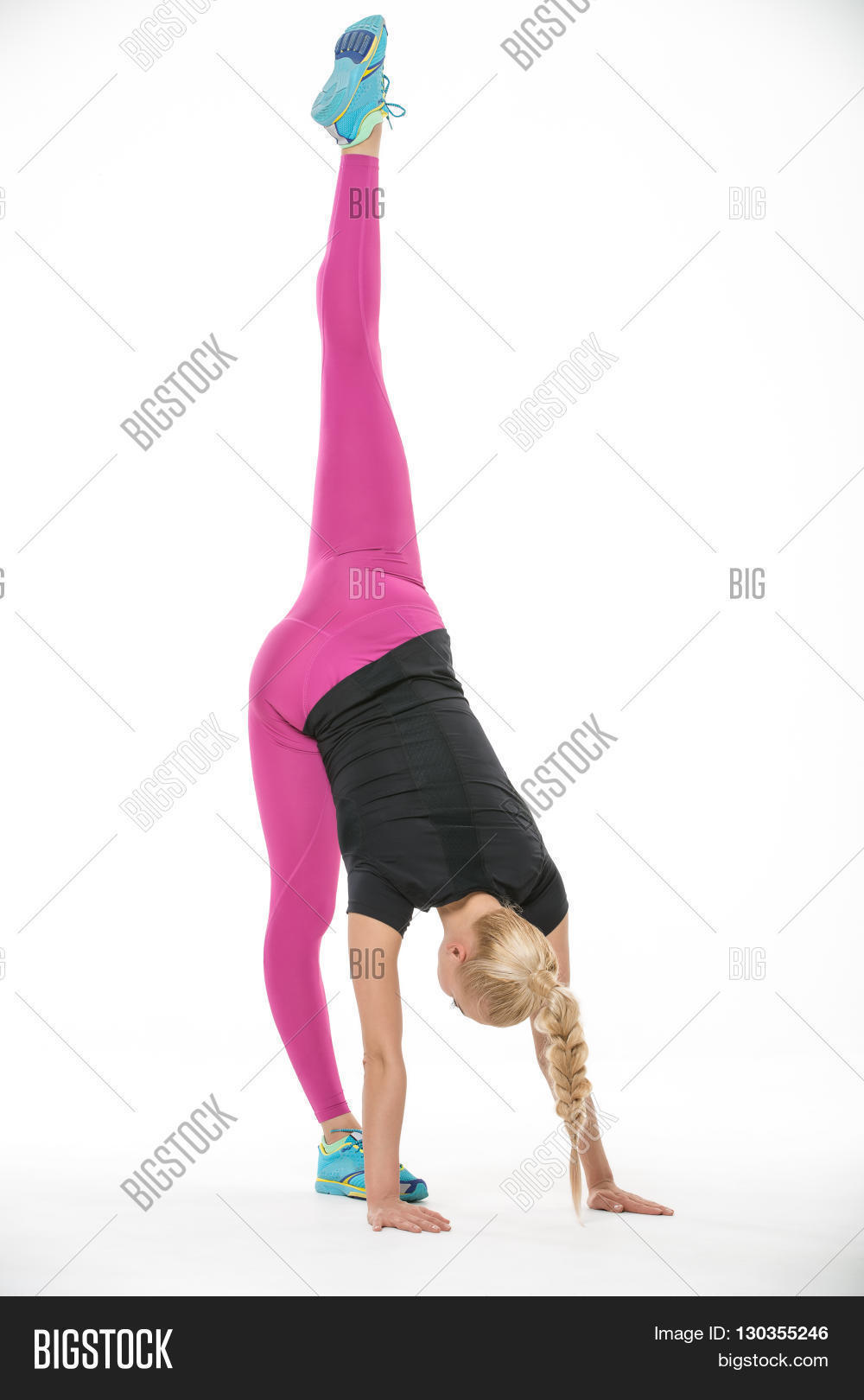 Blonde Gymnast Girl Image & Photo (Free Trial) | Bigstock