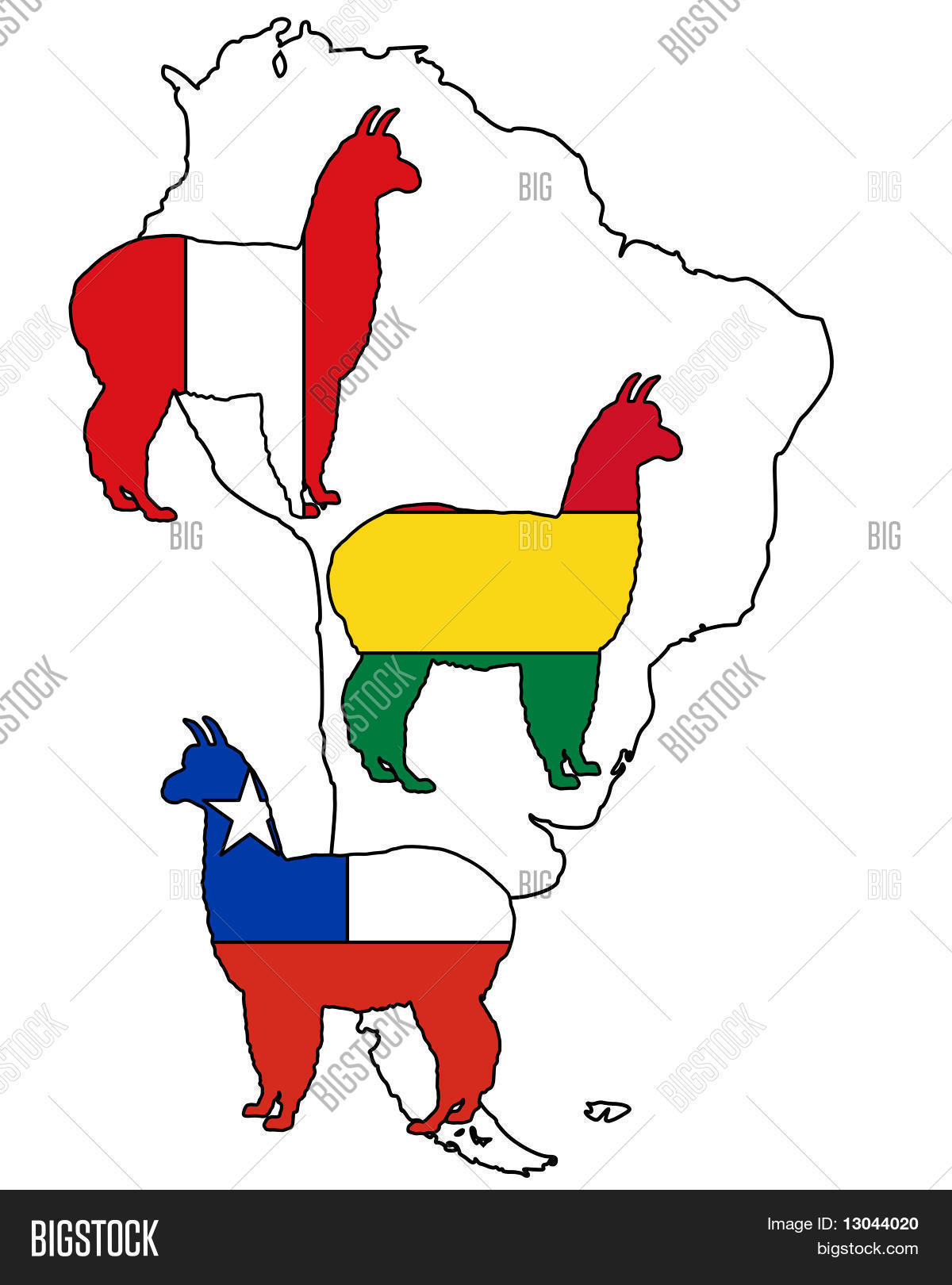 Alpaca Flags Image & Photo (Free Trial) | Bigstock