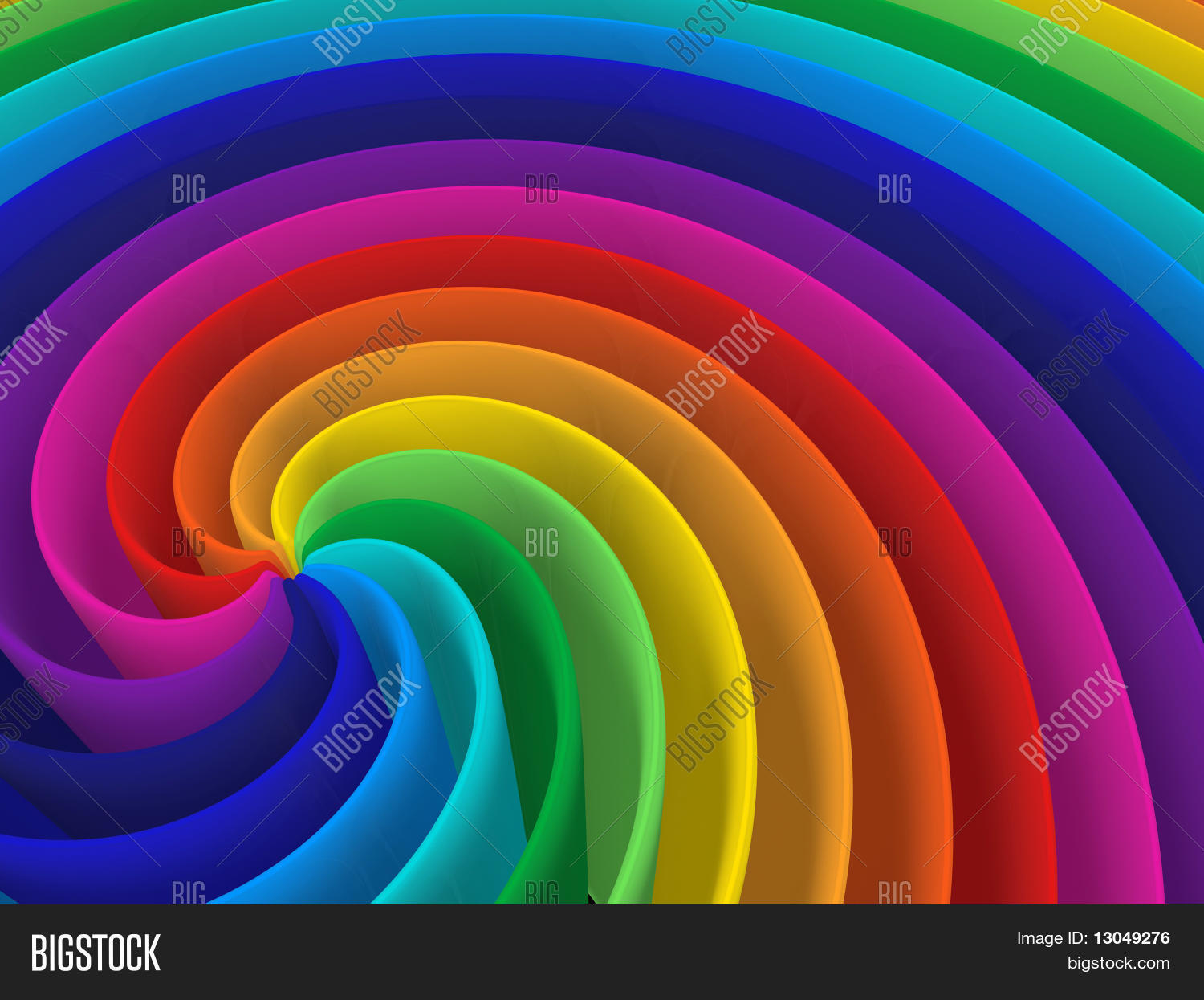 Rainbow Color Spiral Image & Photo (Free Trial) | Bigstock