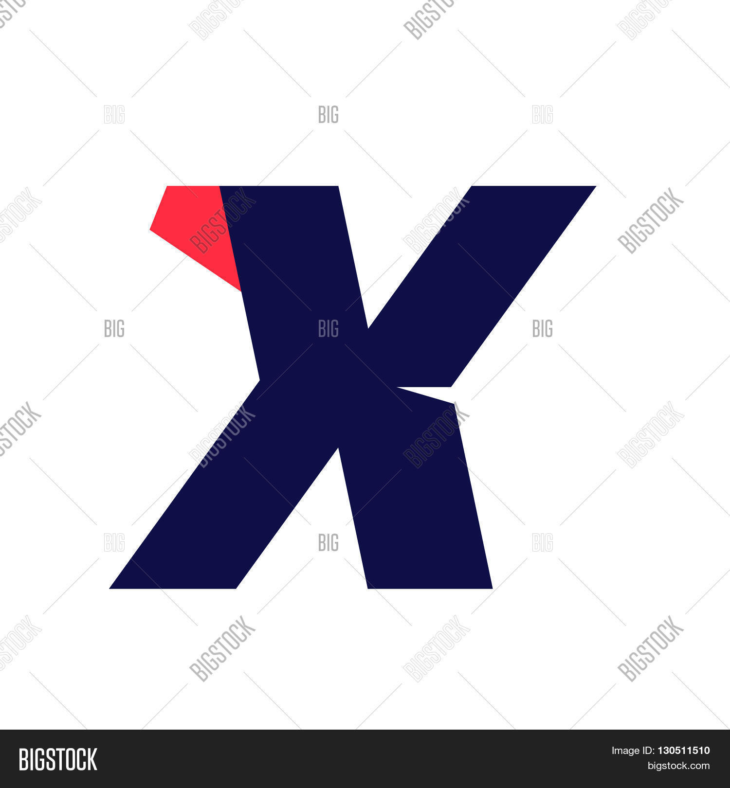 X Letter Run Logo Vector & Photo (Free Trial) | Bigstock