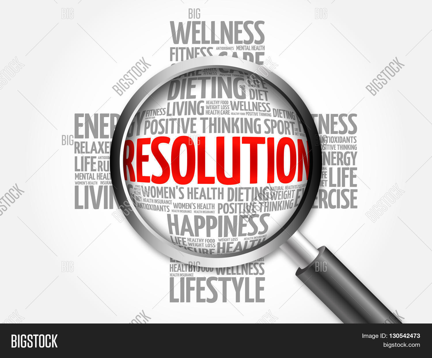 Resolution Word Cloud Image & Photo (Free Trial) | Bigstock