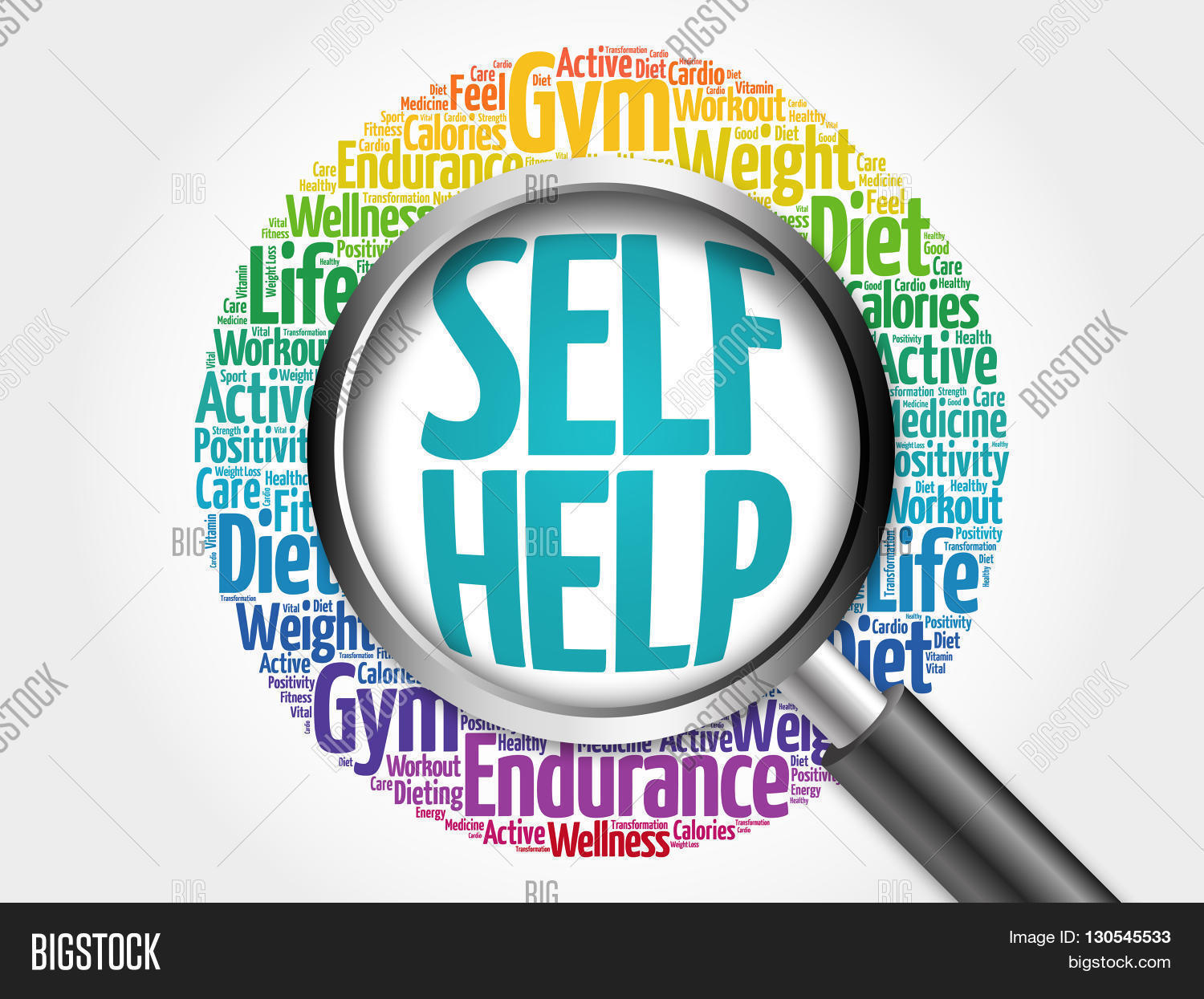 Self Help Word Cloud Image & Photo (Free Trial) | Bigstock