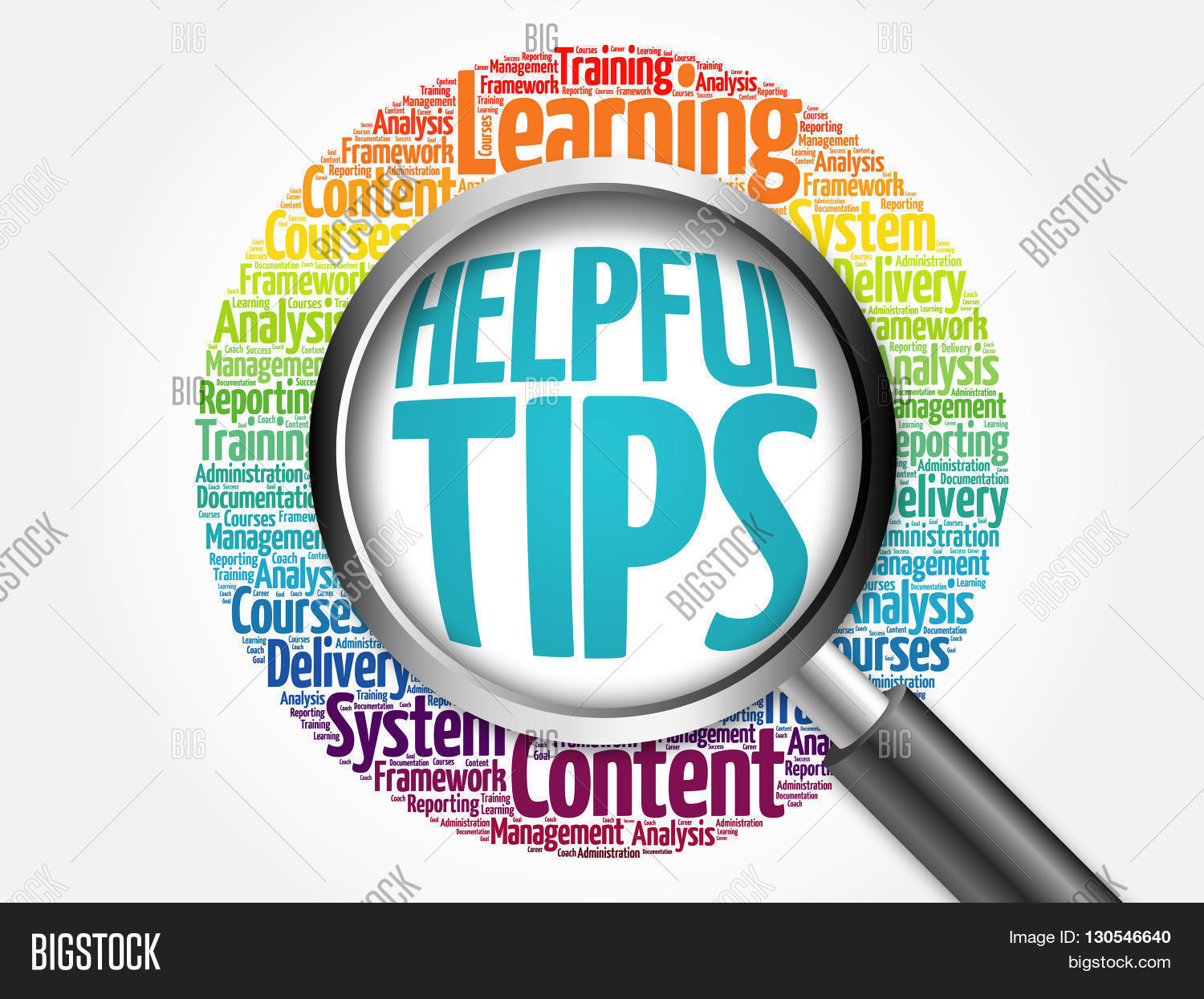 Helpful Tips Word Image & Photo (Free Trial) | Bigstock