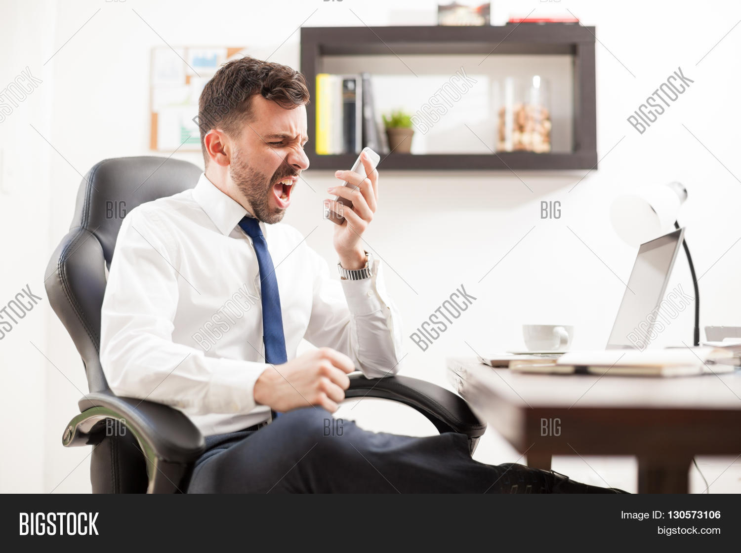 Angry Businessman Image & Photo (Free Trial) | Bigstock