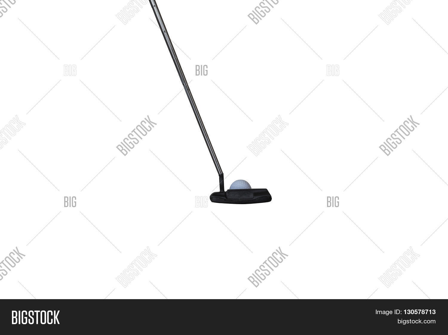 Isolated Golf Putter Image & Photo (Free Trial) | Bigstock