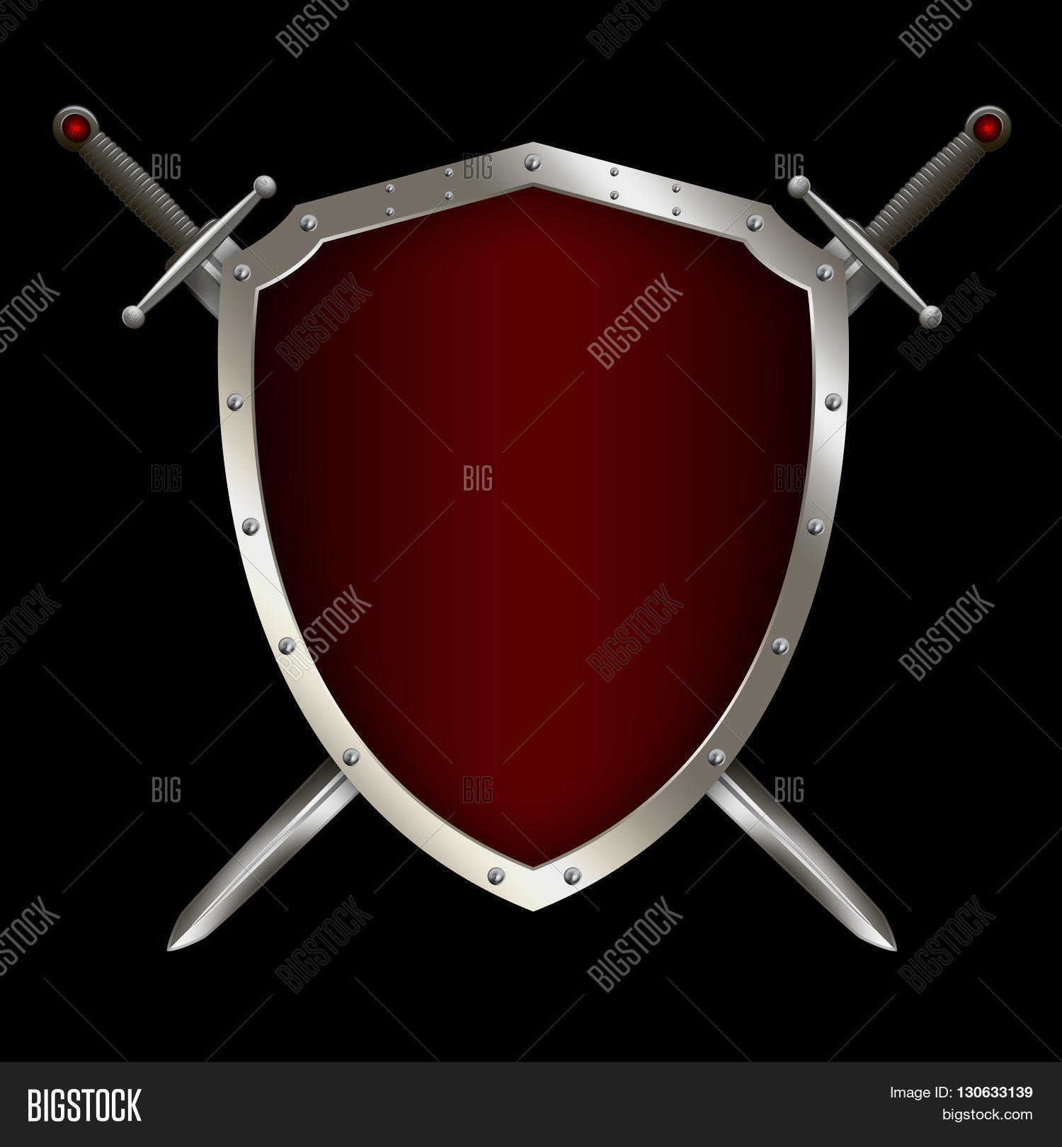 Medieval Red Shield Image & Photo (Free Trial) | Bigstock