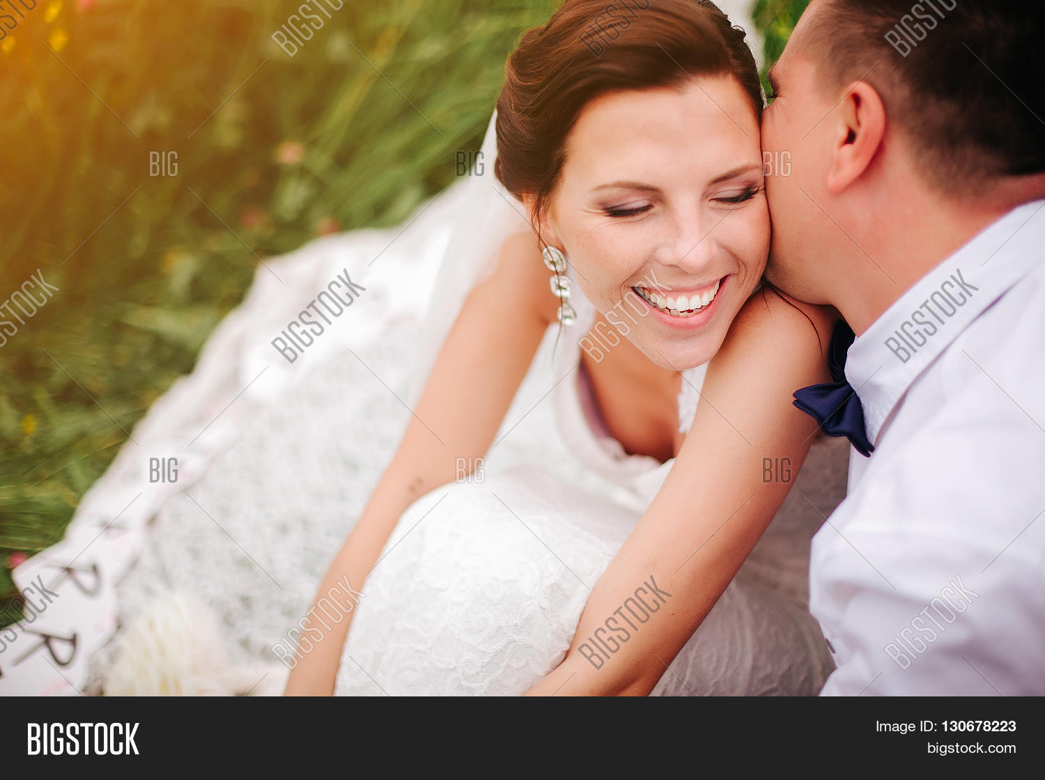 Closeup Bride Smiling Image & Photo (Free Trial) | Bigstock