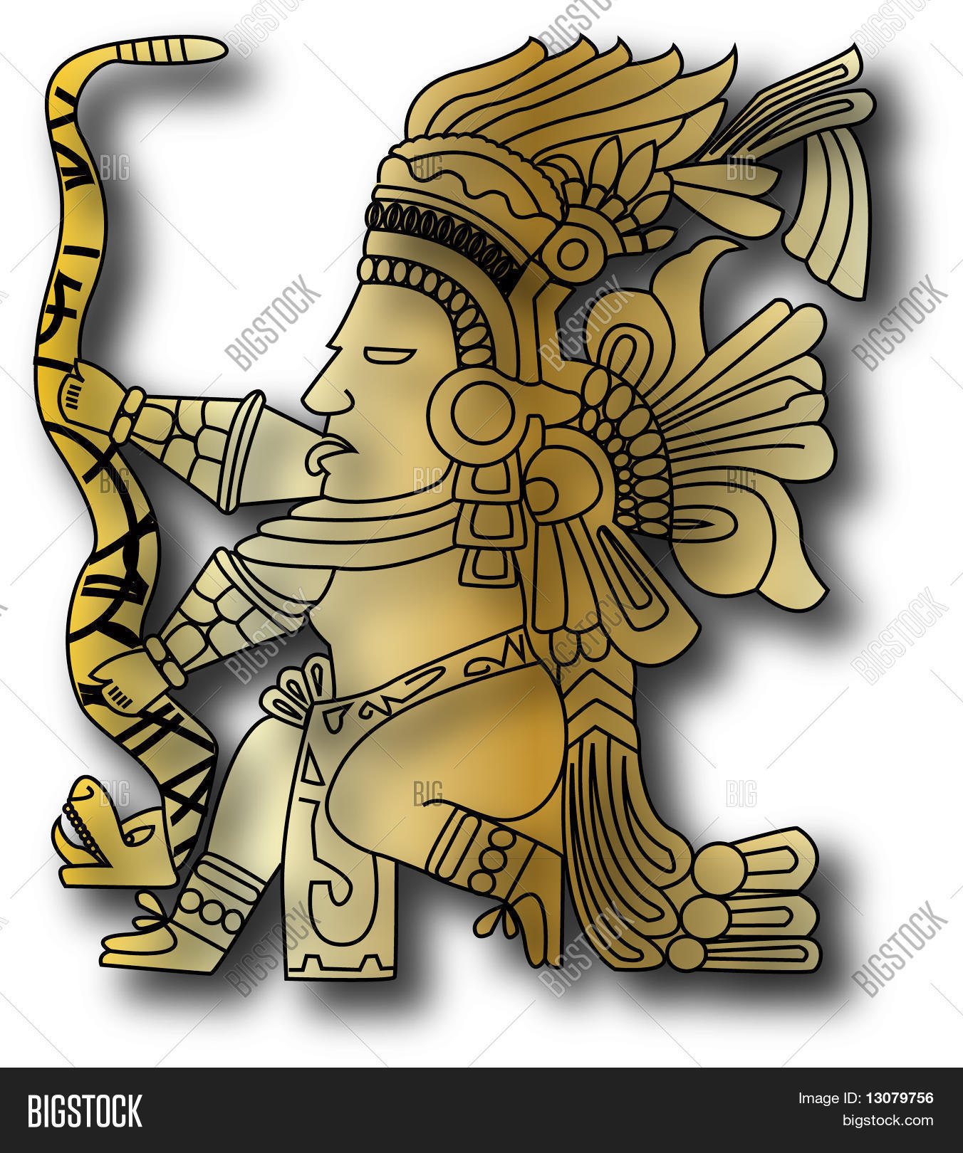Vector Mayan Inca Vector & Photo (Free Trial) | Bigstock