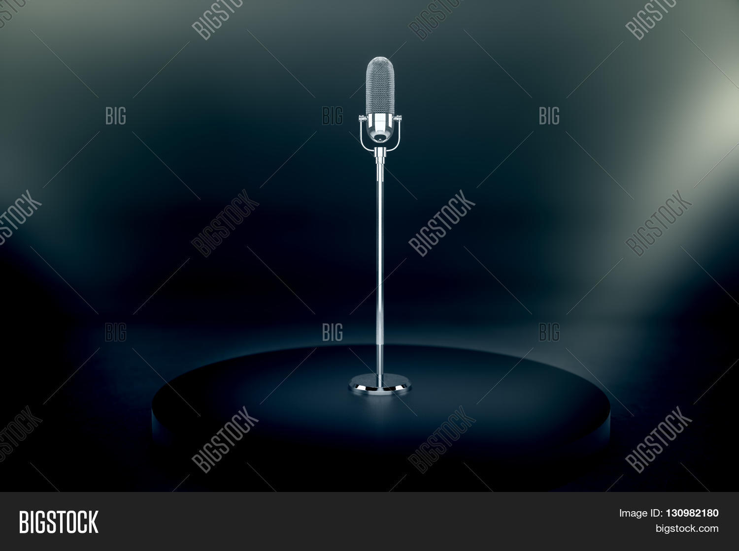 Silver Microphone Image & Photo (Free Trial) | Bigstock