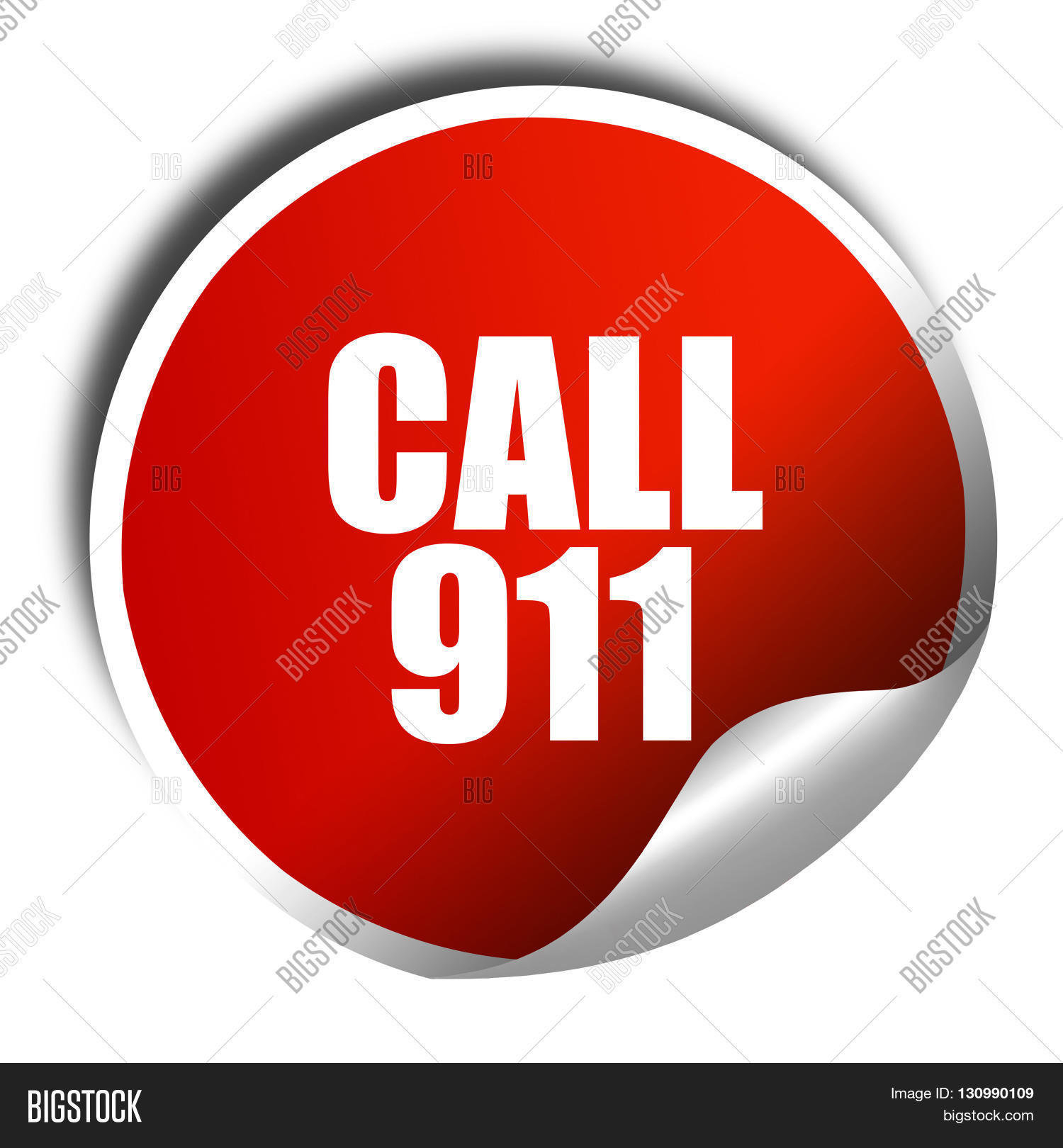 Call 911, 3D Rendering Image & Photo (Free Trial) | Bigstock