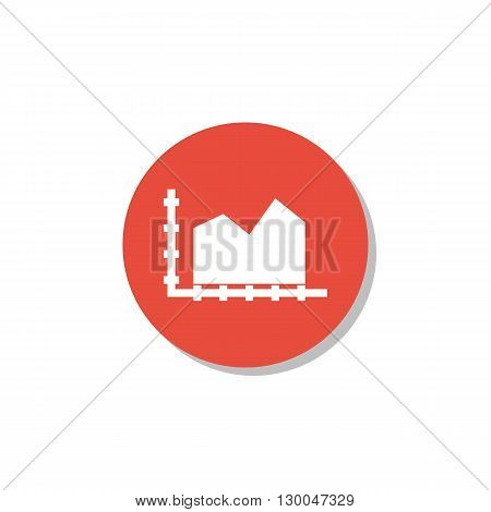 Area Chart Icon Vector & Photo (Free Trial) | Bigstock