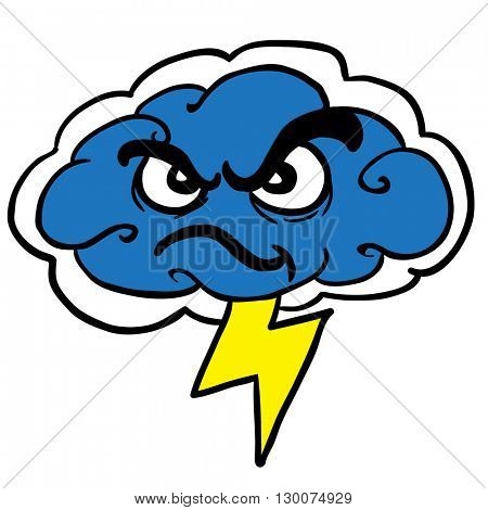 Angry Storm Cloud Vector & Photo (Free Trial) | Bigstock